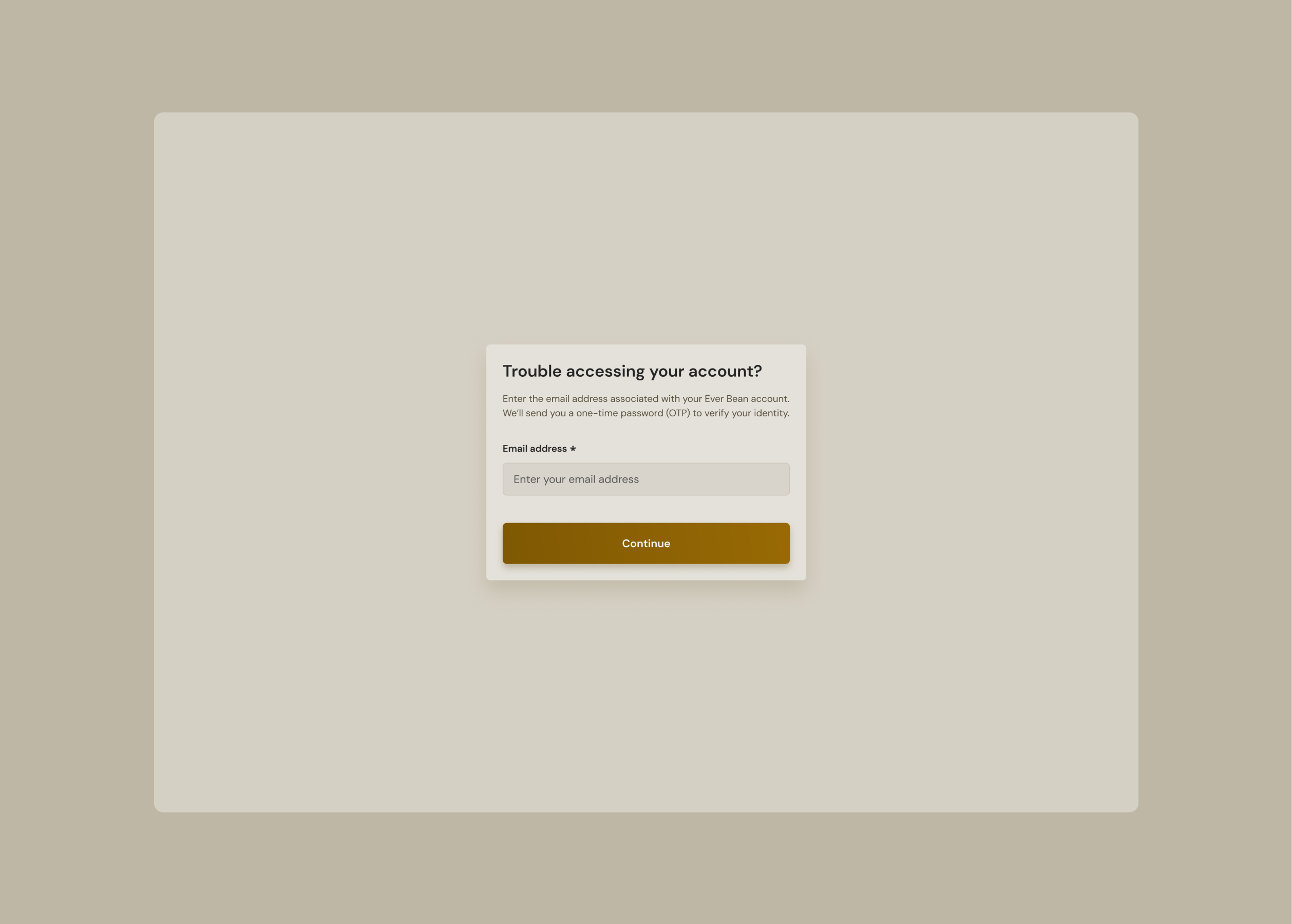 Password reset design by Jacob Di Domenico on Dribbble