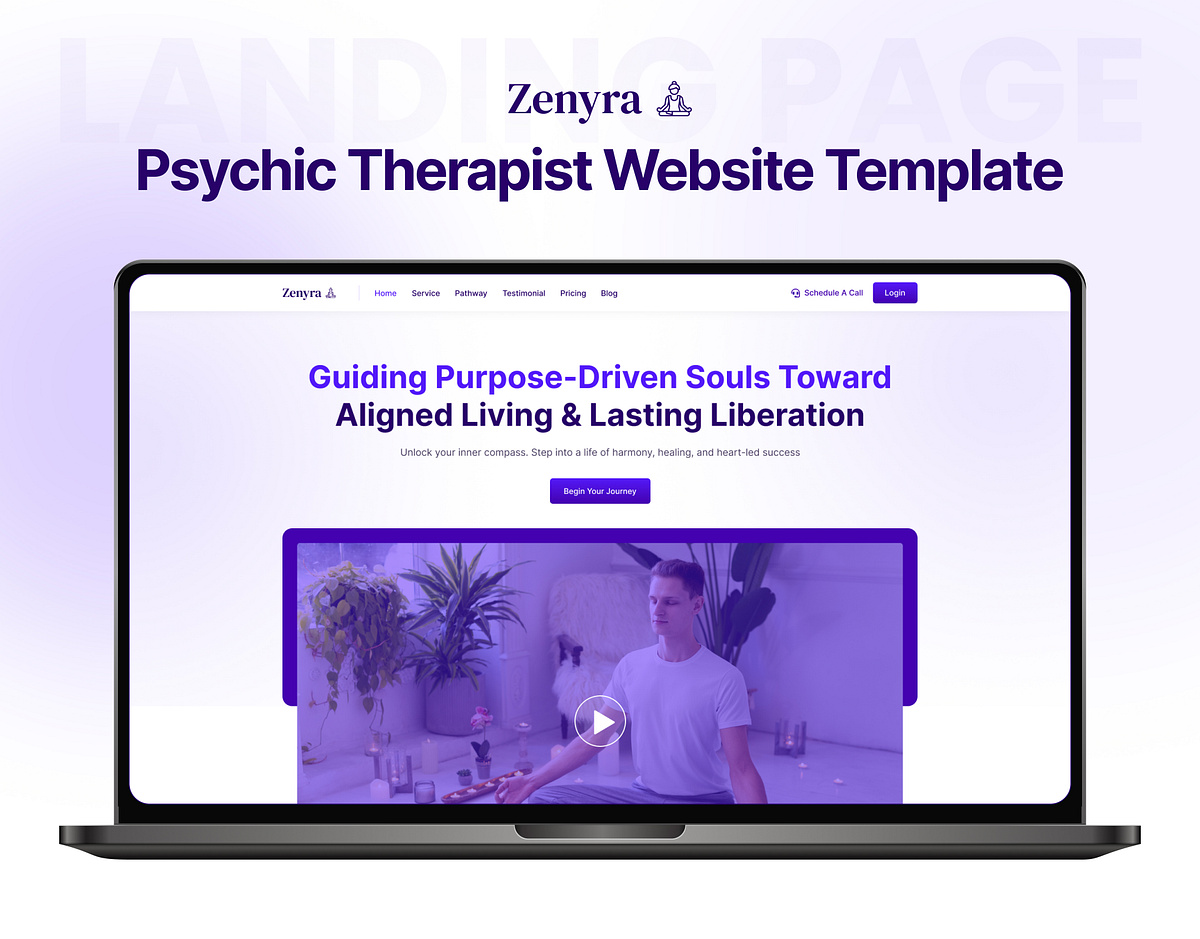 Zenyra – Best Psychic Therapists Framer Template by Mahmudul Hasan ...