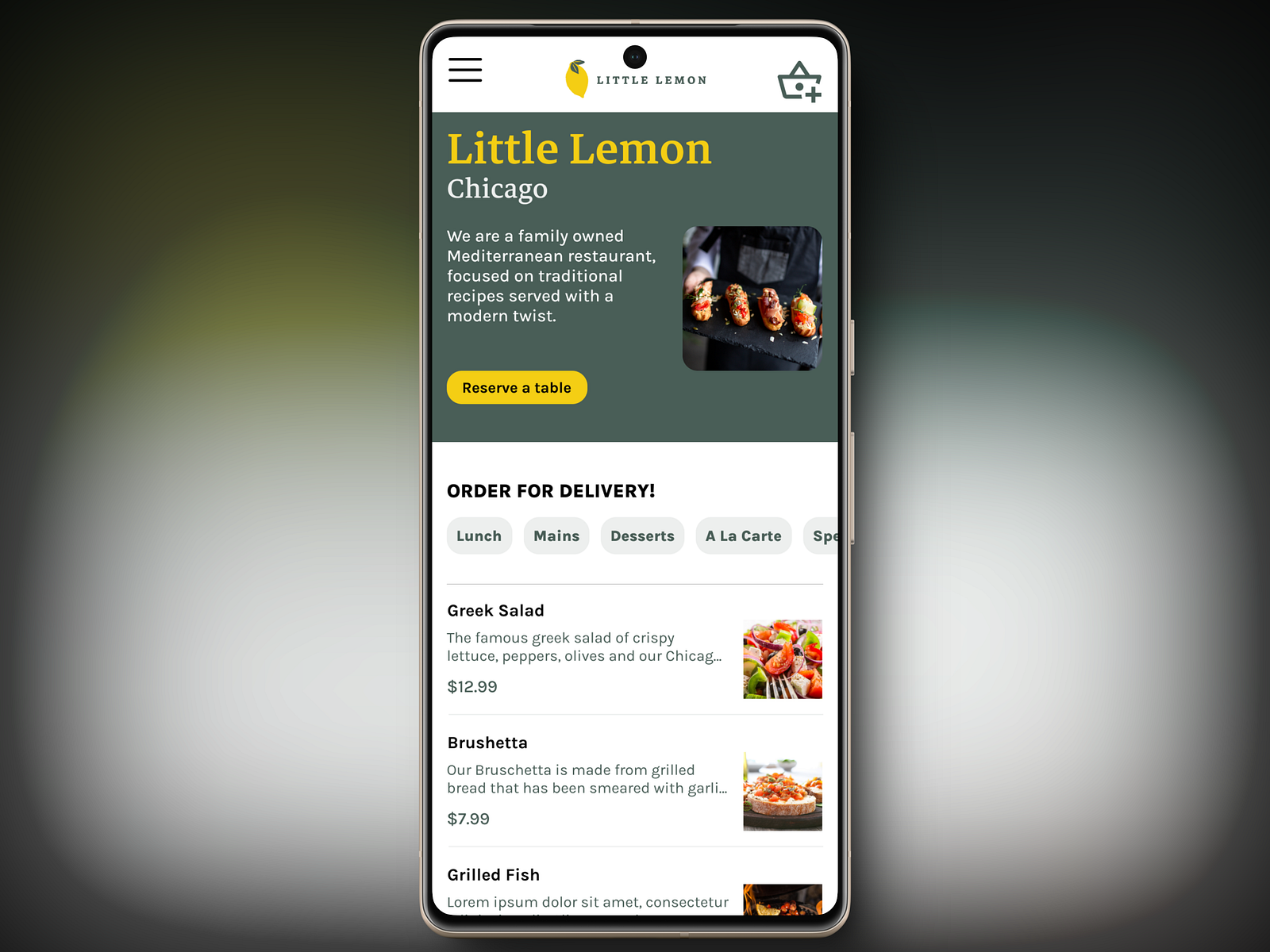 Little Lemon (Meta UX Design Certificate Project) by Tommy Agarwal on ...