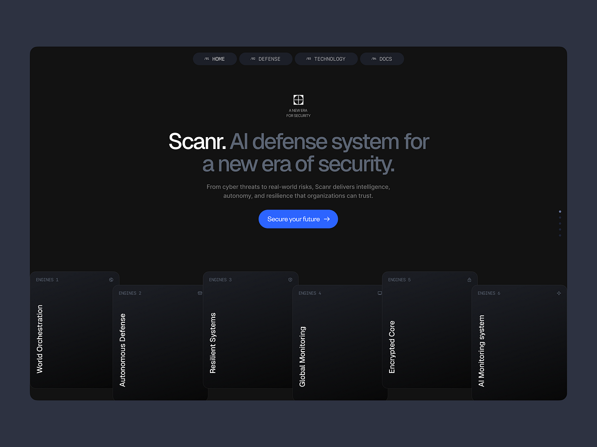 CyberGuard: AI-Powered Cybersecurity Solutions by Orix Creative on Dribbble
