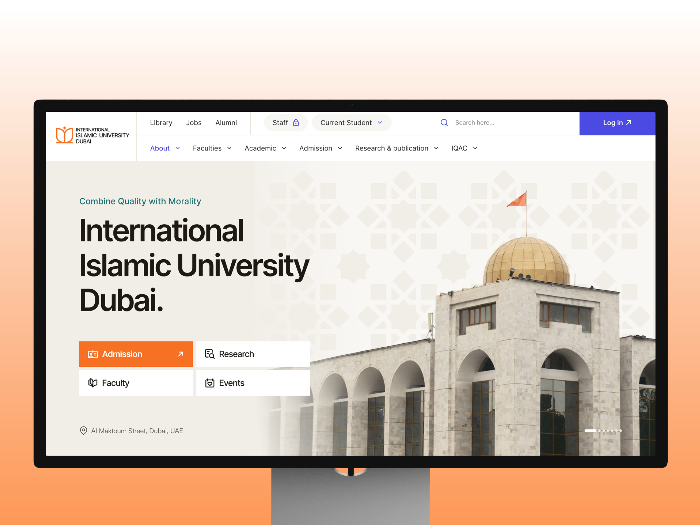 University Website UI/UX Design by Atiqur Rahaman 🚀 for Design Monks ...