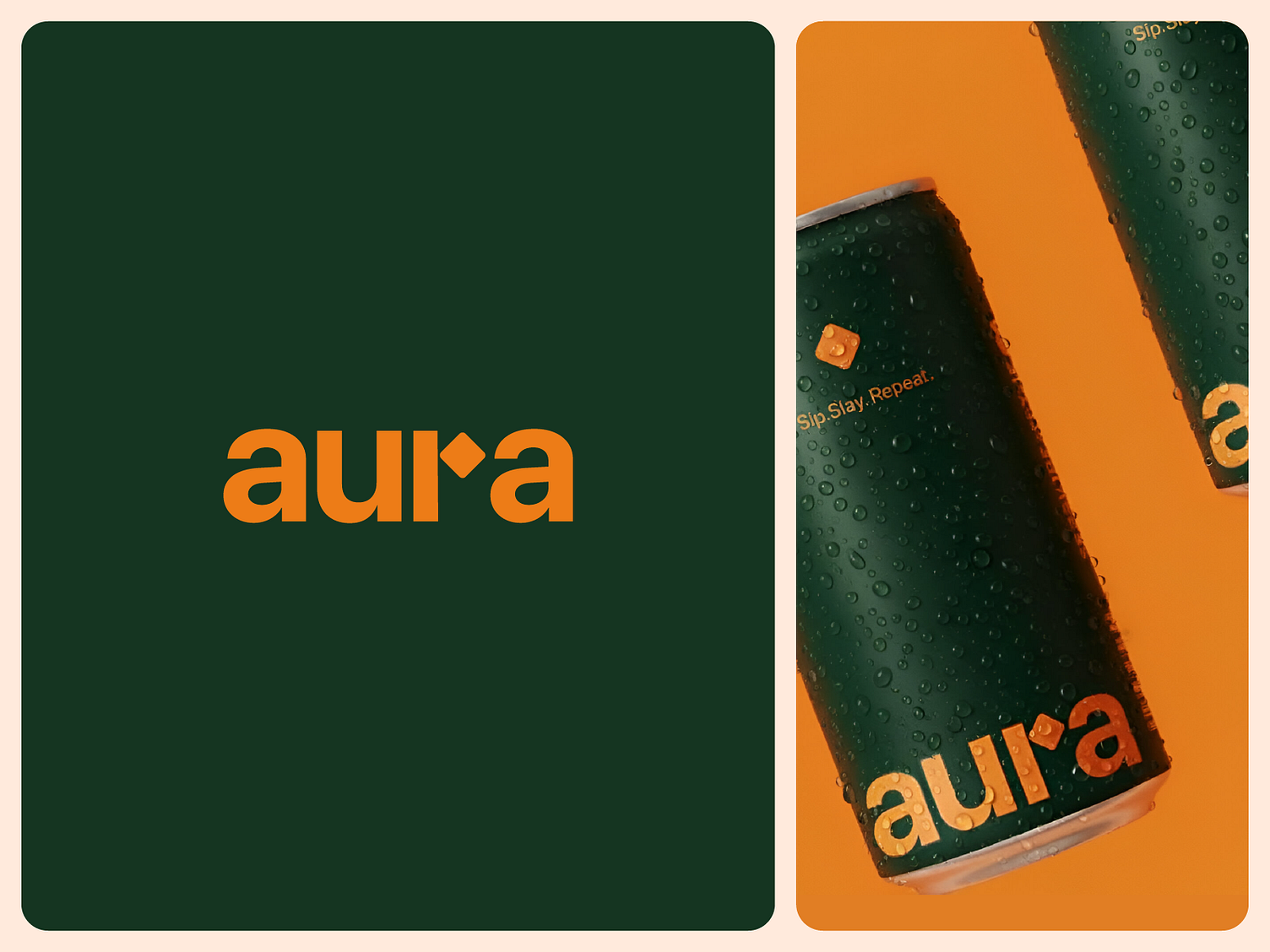 Aura - Logo brand visual identity by Ahmed on Dribbble