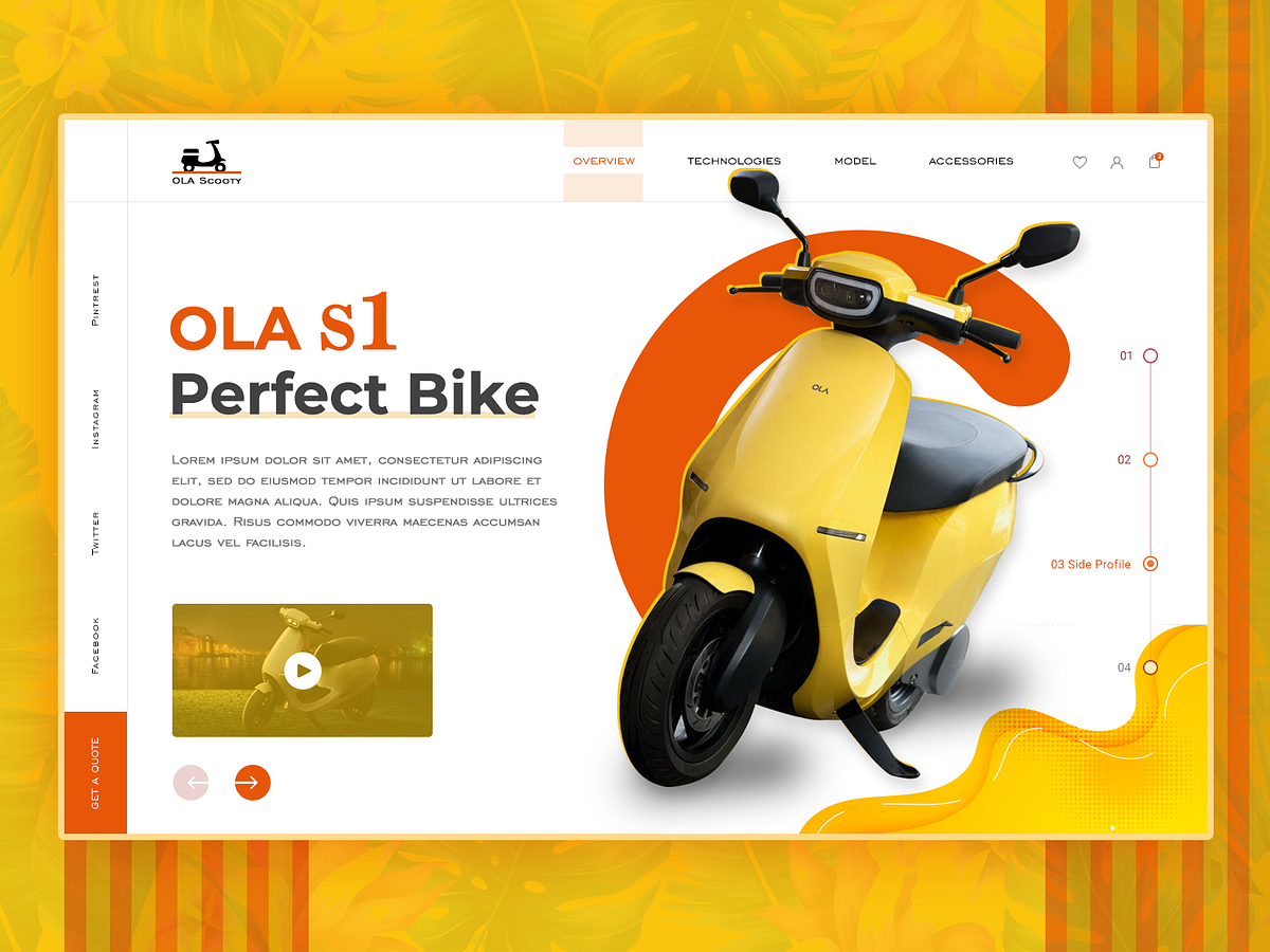 OLA S1 Scooty Banner by Stark Edge on Dribbble