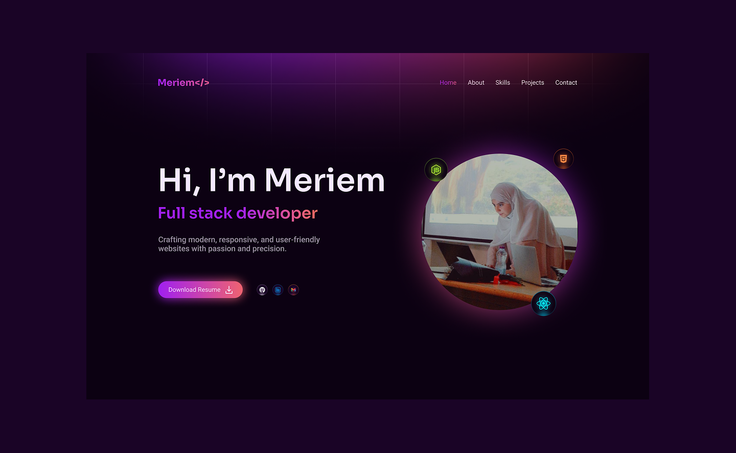 Browse thousands of Full Stack Developer Portfolio images for design ...