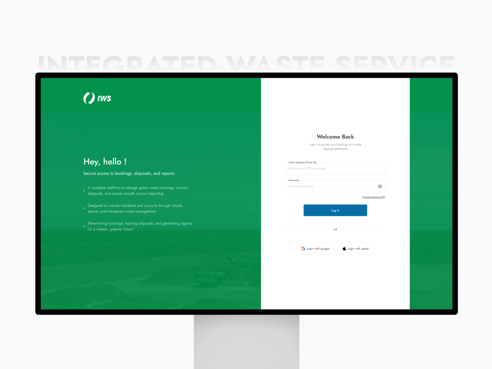 IWS – Integrated Waste Management Platform by Bverselabs on Dribbble