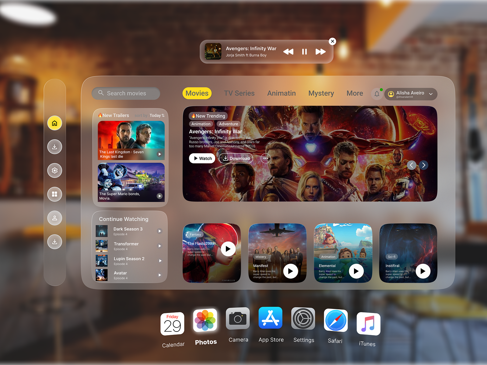 Apple Vision Pro — UI Design Concept by Md Saiful Islam on Dribbble