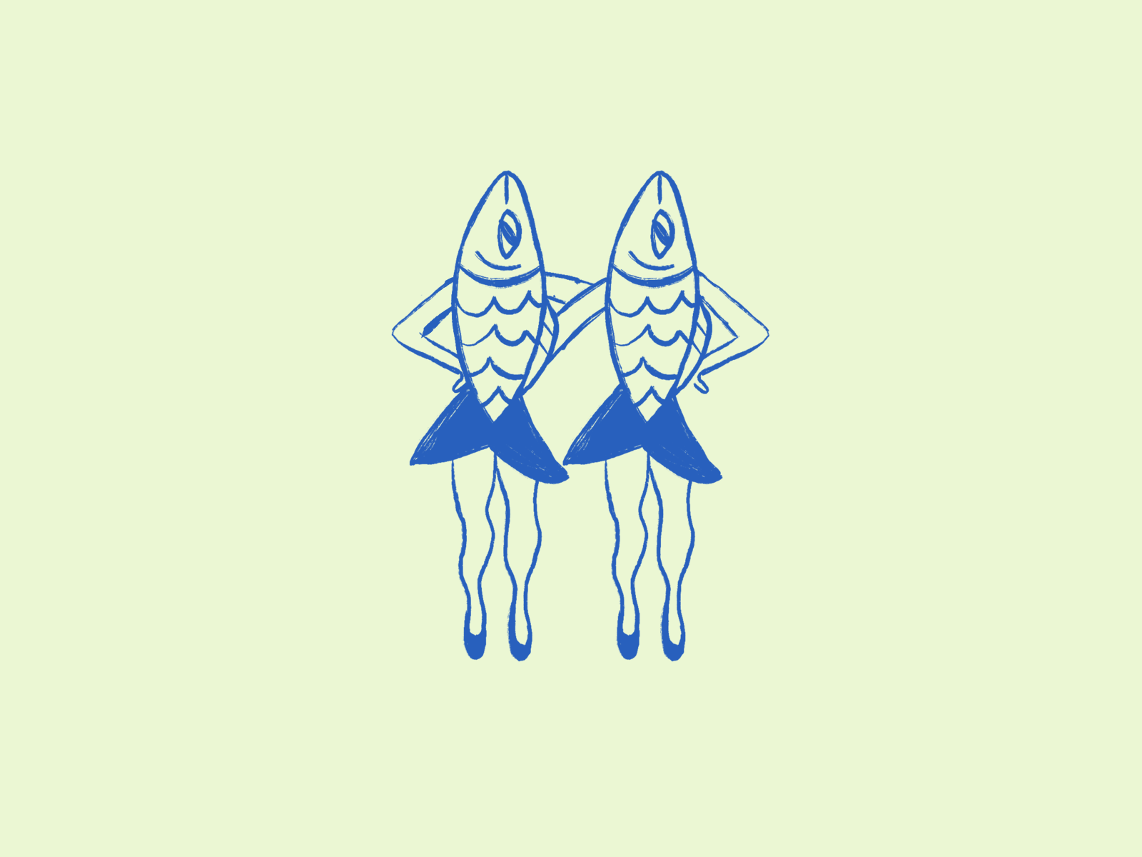 Fish ladies by Andrealocel. on Dribbble