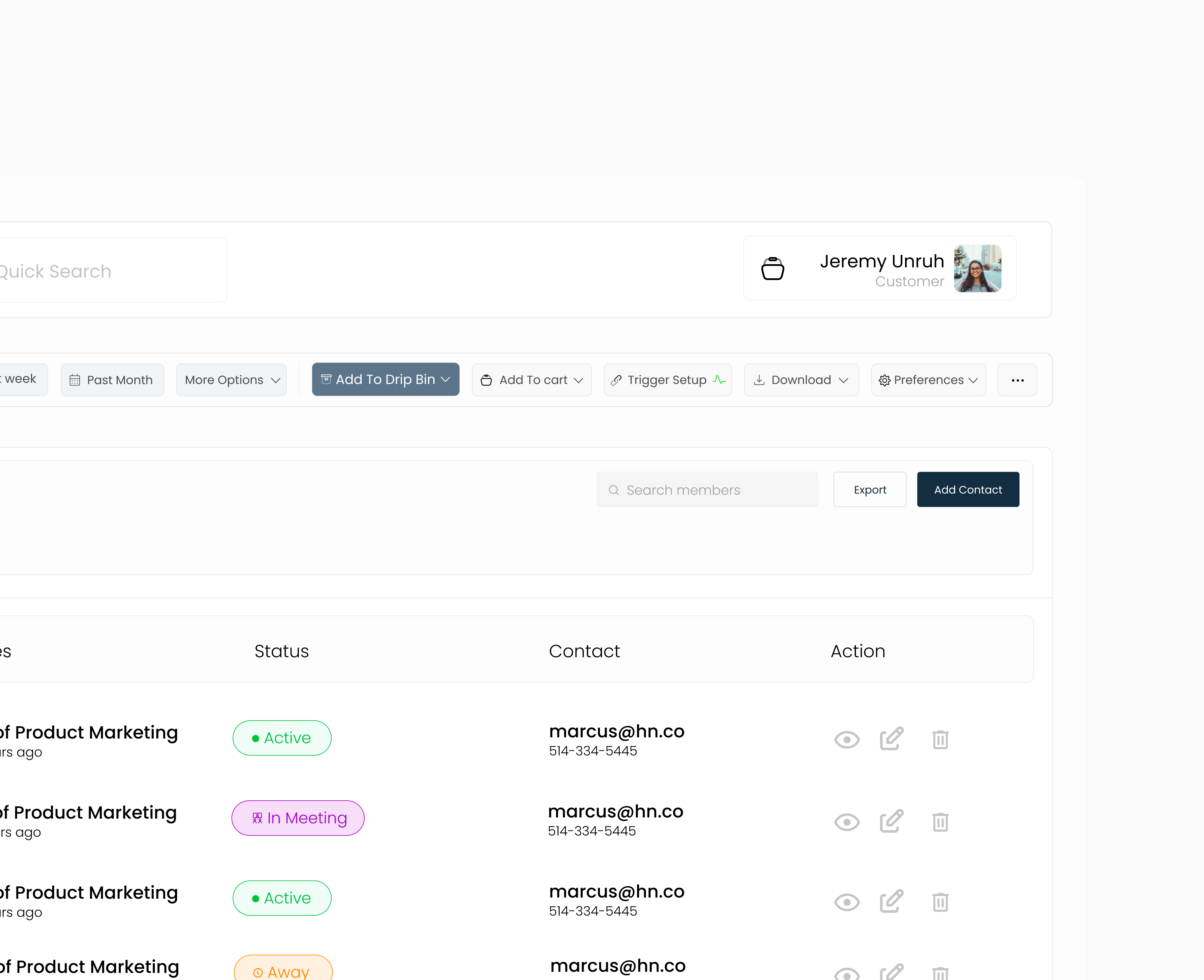 Clean UI/UX Leads dashboard design by Designwithdave on Dribbble