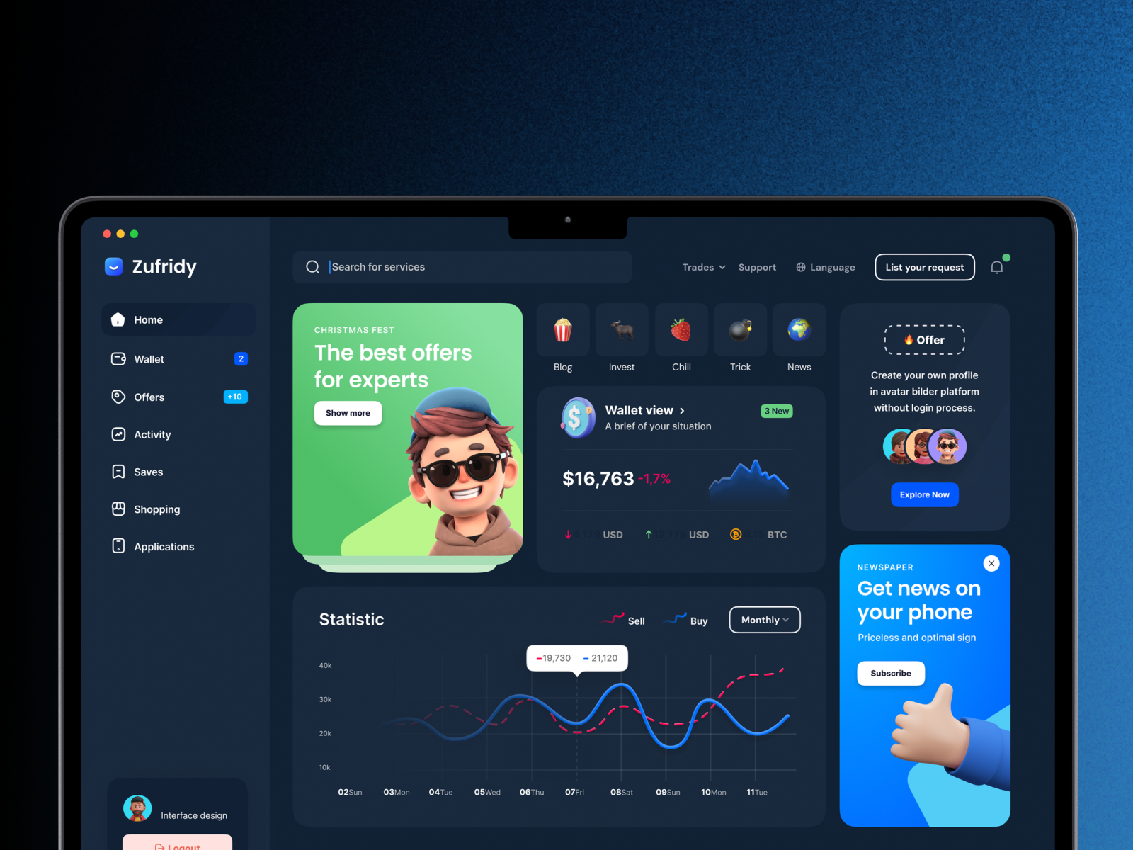 payment dashboard web ui design by Roohi Koohi on Dribbble