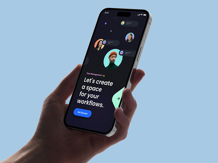 Task Management App UI by Goodeo on Dribbble