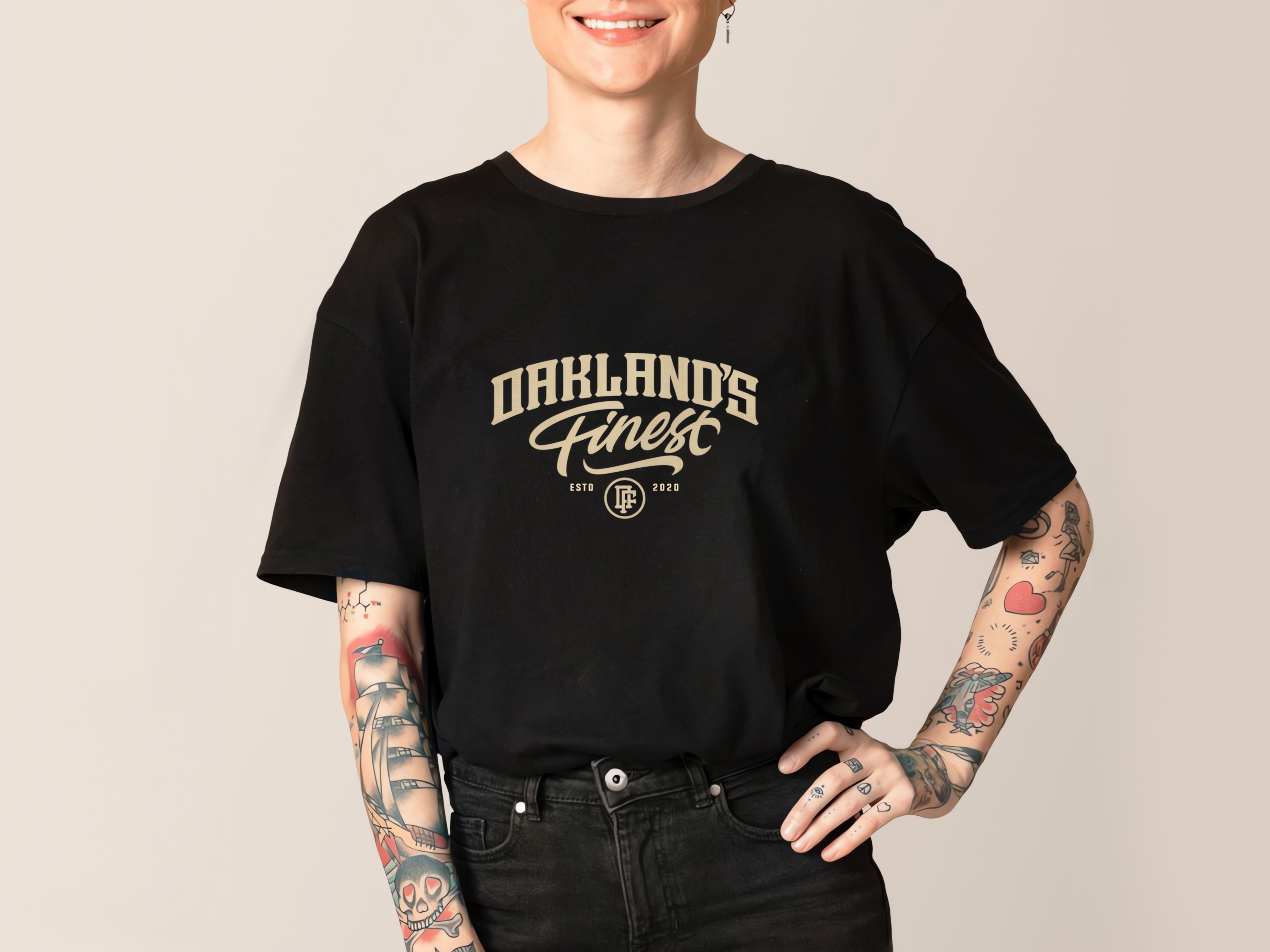 Oaklands Finest Lettering Logo by Maseiqbal for Norush Creative on Dribbble