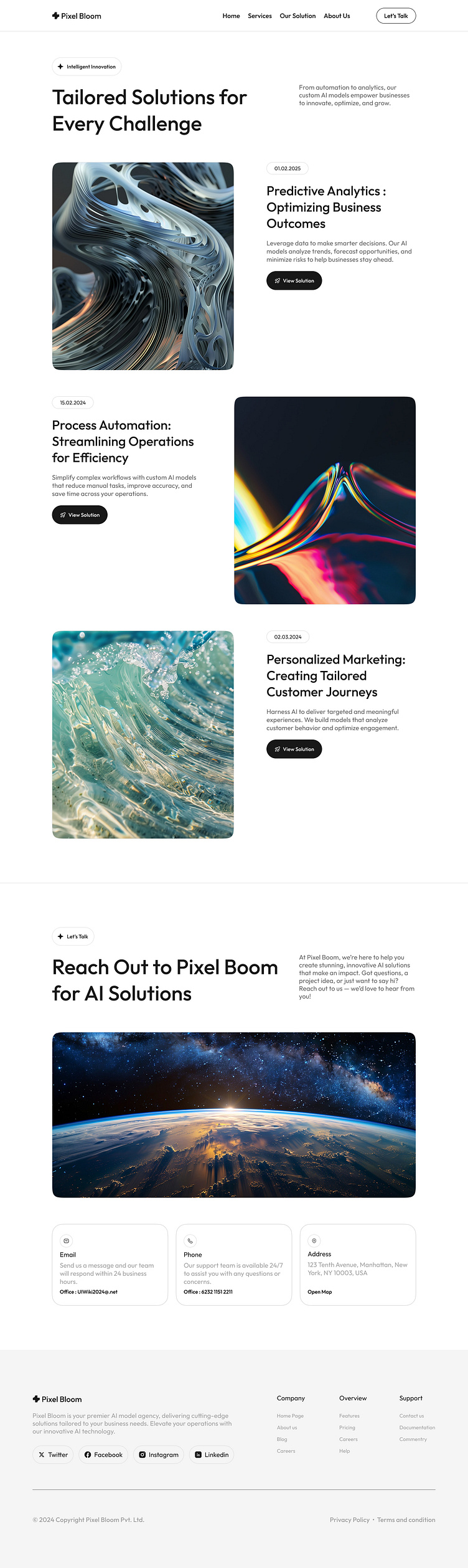 AI Case Studies & Contact Page UI/UX + Development by James Anson on Dribbble