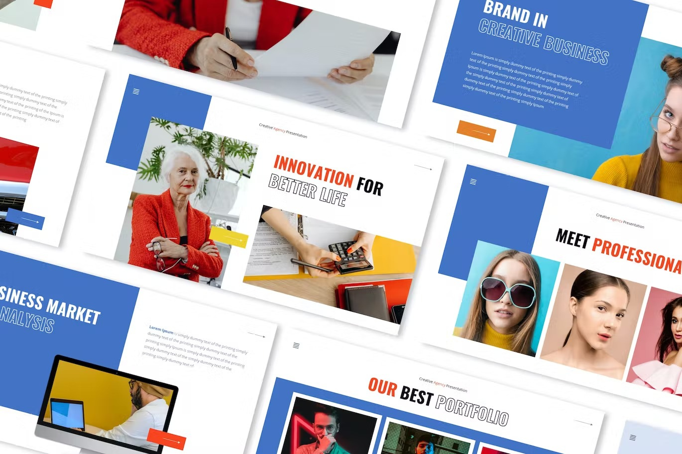 Creative Agency Powerpoint Presentation Template by Formatika on Dribbble