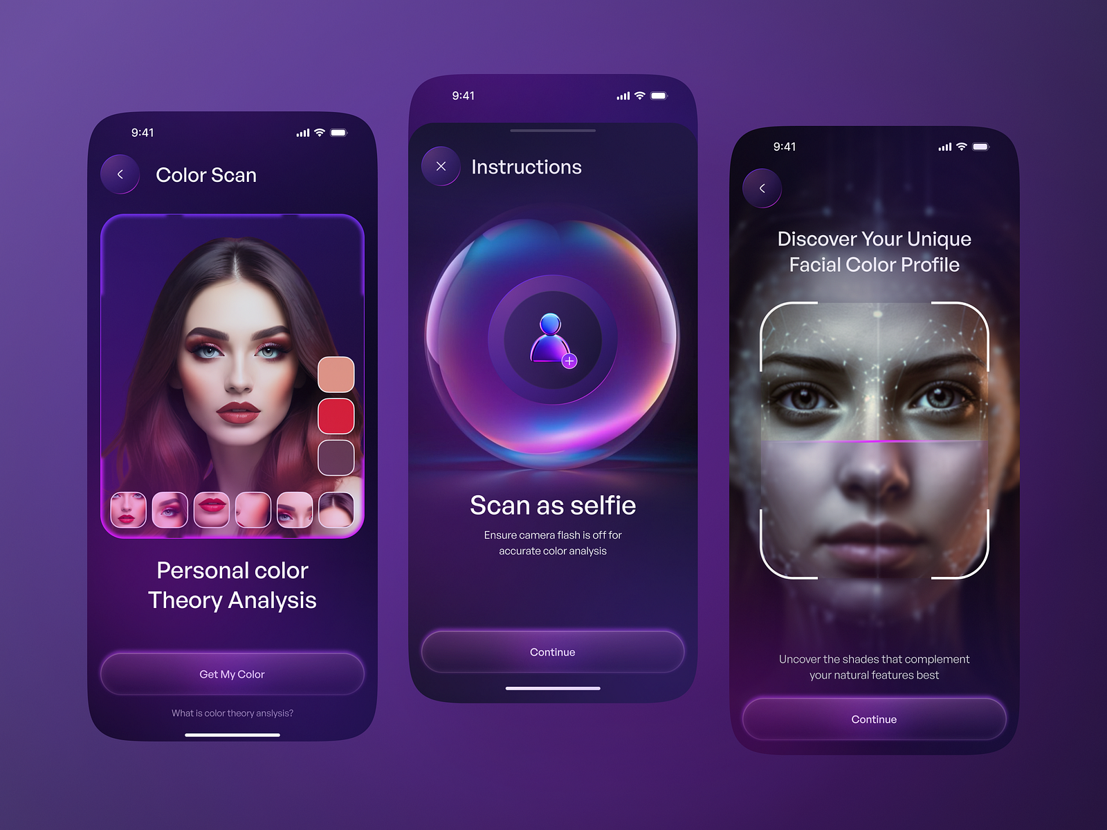 Color Scan AI – Facial Color Analysis App by Farhan ahmed Jibon on Dribbble