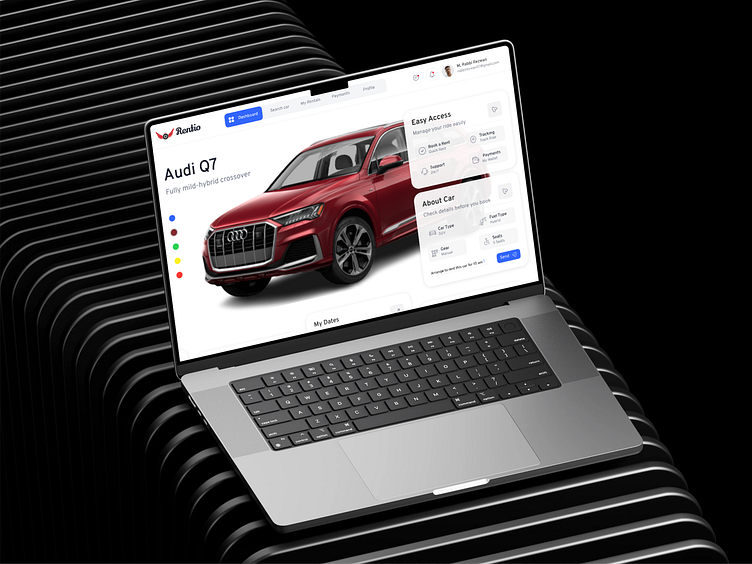 Rentio –Car Rental Dashboard UI . by M Rabbi Rezwan🔥 on Dribbble