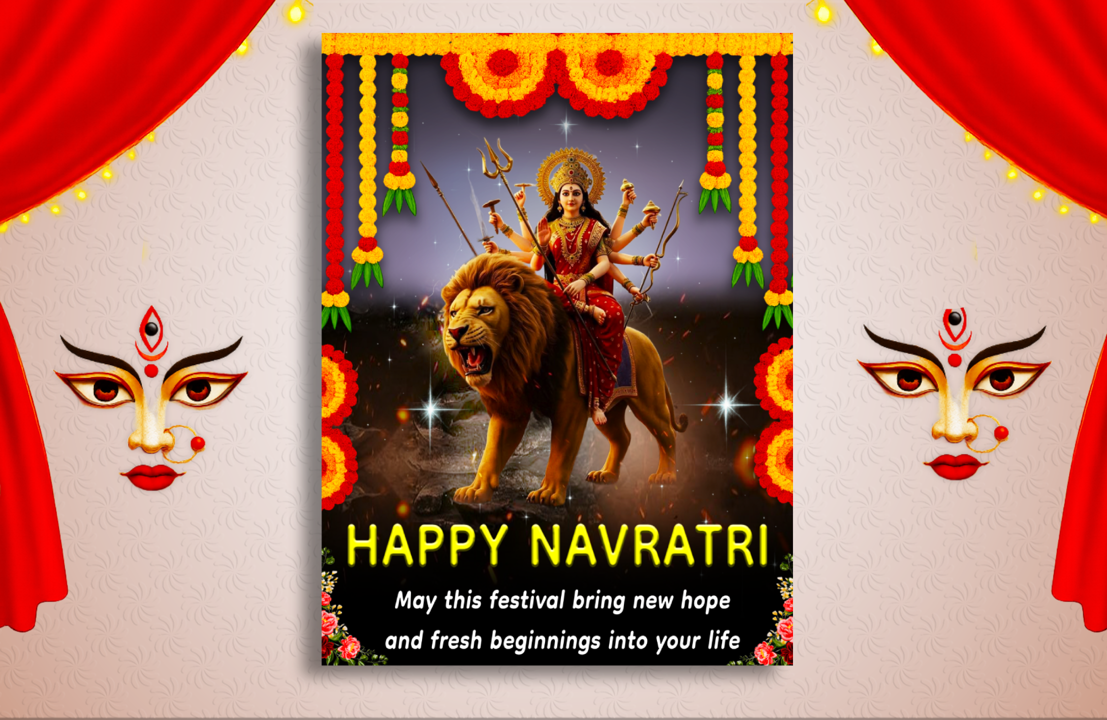 Navratri Festival - Poster Design by Ruban Pati on Dribbble