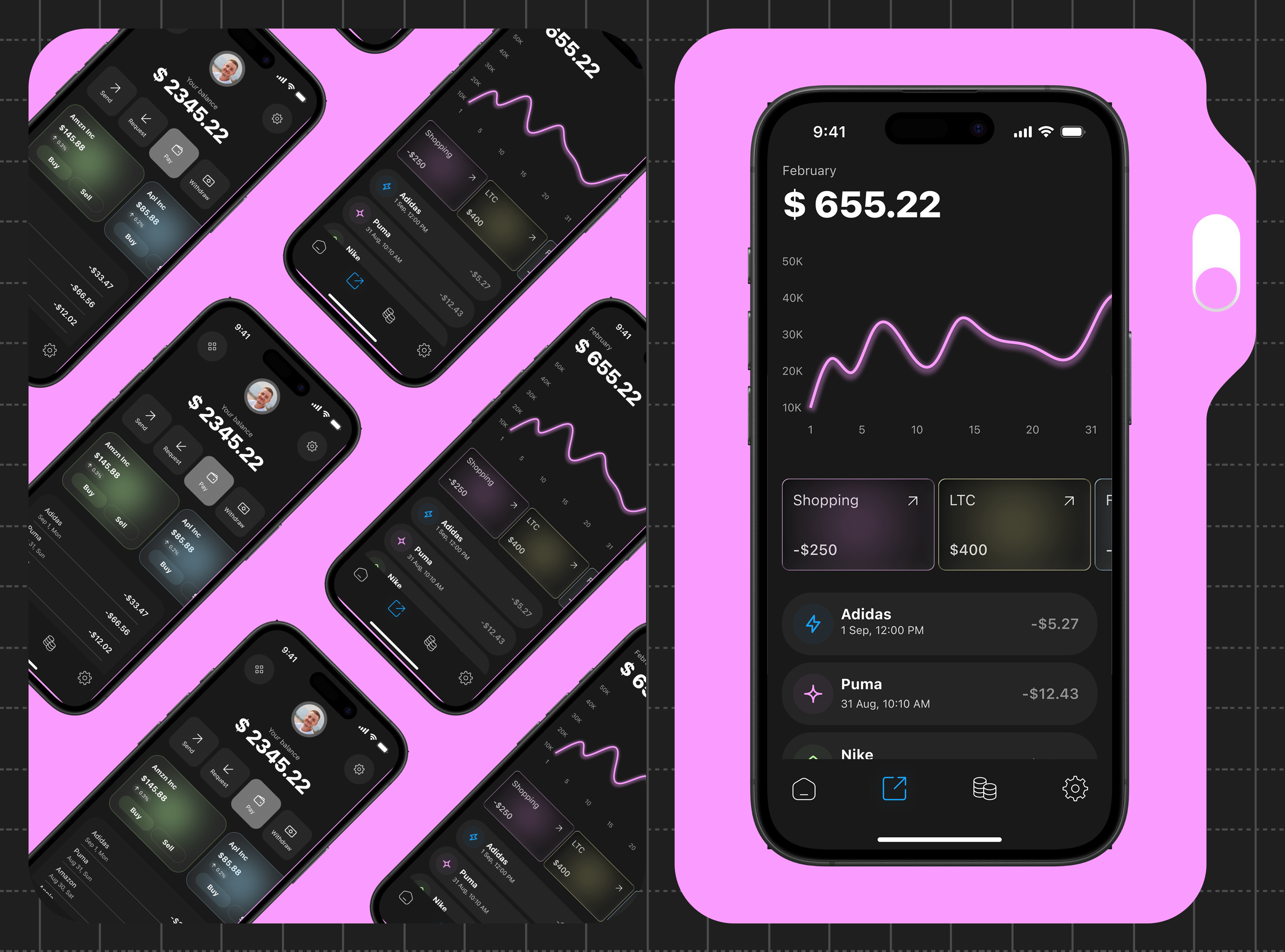 Finance Mobile iOS App Redesign by Purrweb UI/UX Agency on Dribbble