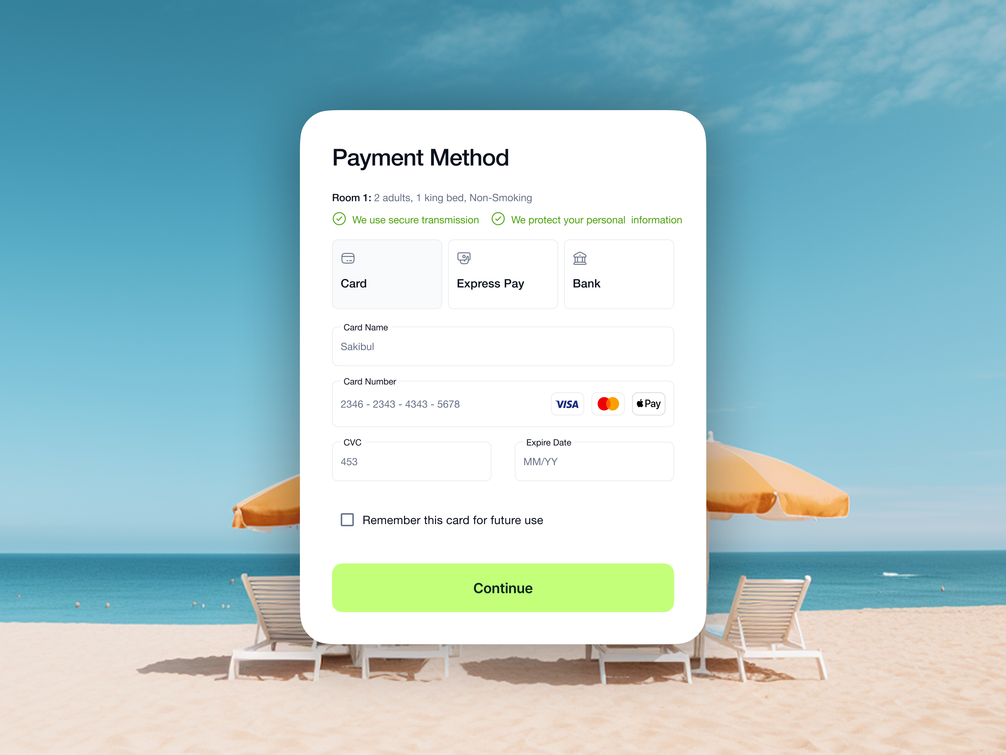 Payment process ui card design by Josim Uddin for Opndoo Studio on Dribbble
