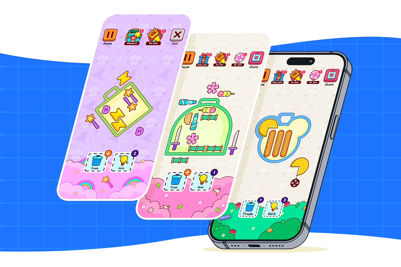 Trip Puzzle - Mobile Game by Maite on Dribbble