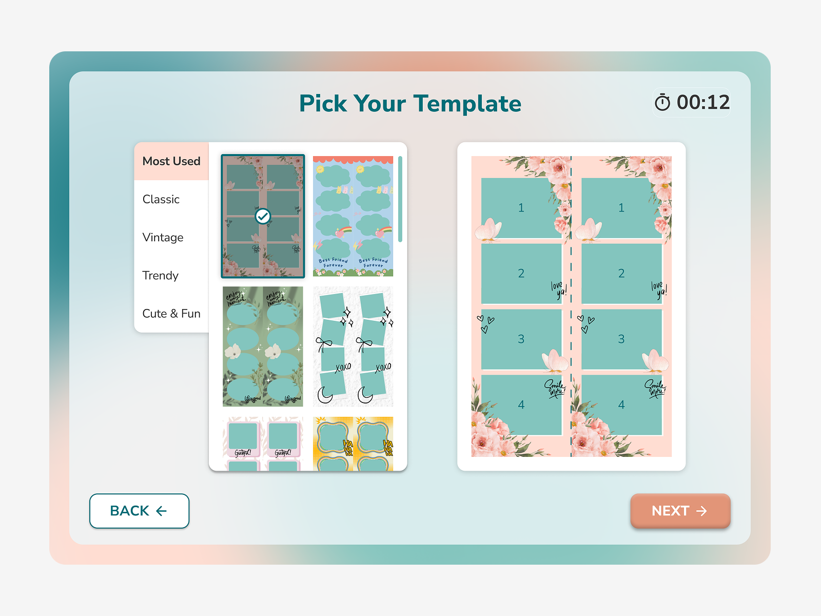 SnapBooth – Desktop Photobooth App UI Design by Wanda Kusuma on Dribbble