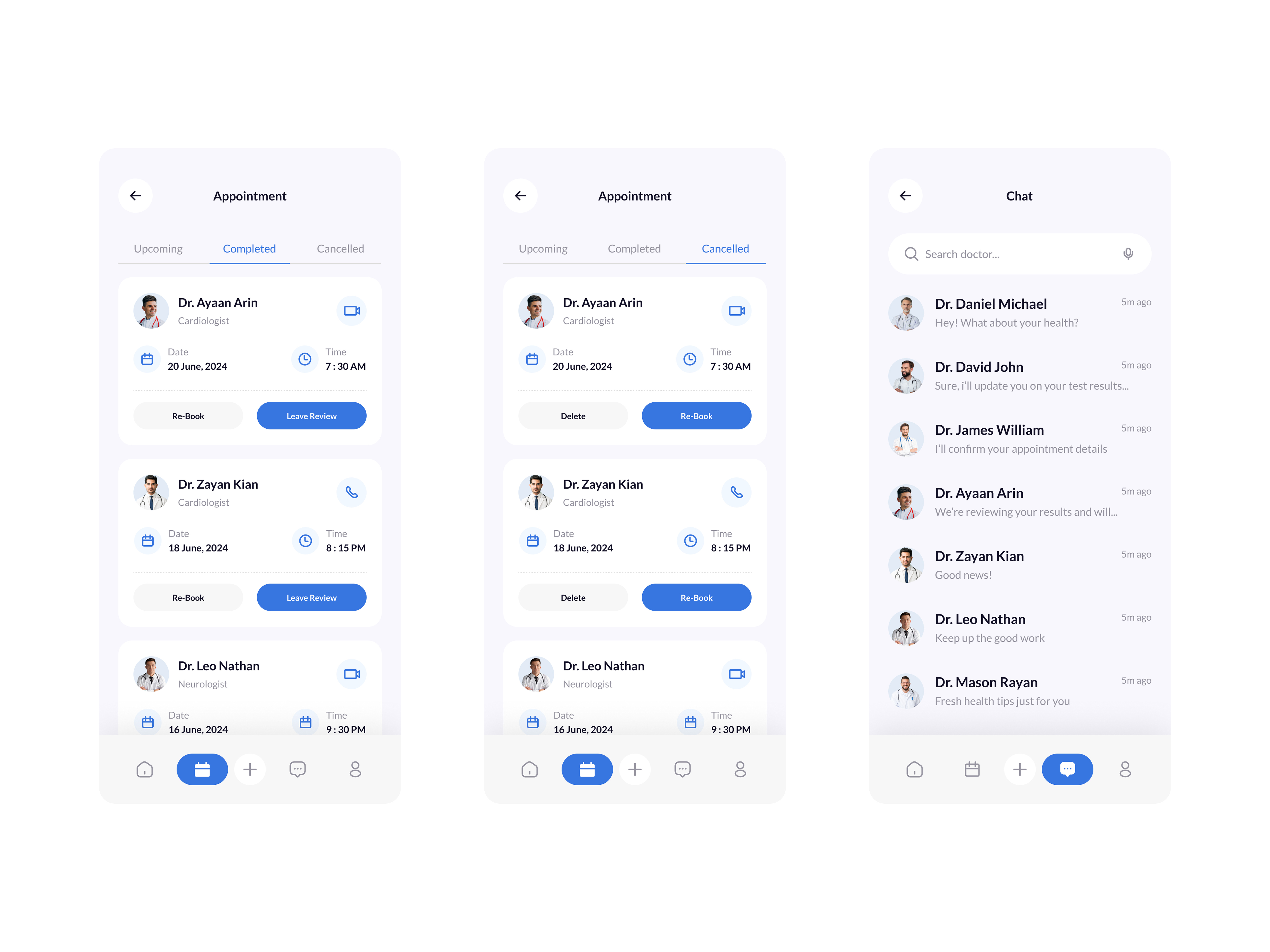 Healthcare | Doctor Appointment Mobile App UI/UX Design by MD Sabbir ...