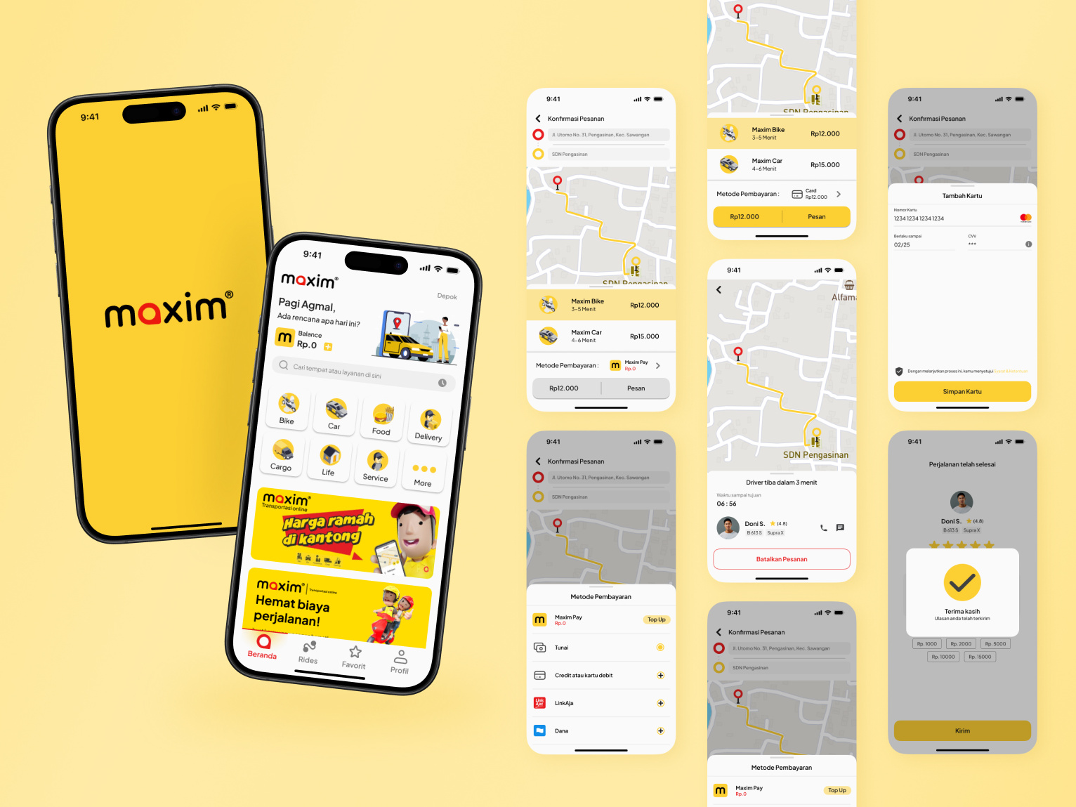 Maxim App Redesign by Agmal Habibi on Dribbble