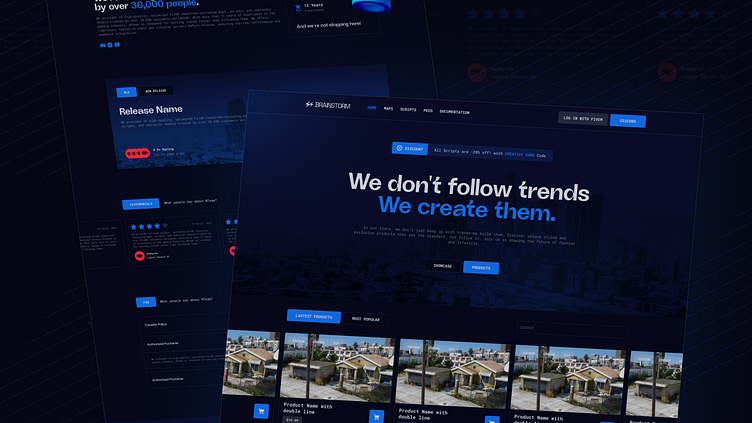 Custom Tebex UI - FiveM Script Shop Design by Valkyrae® on Dribbble
