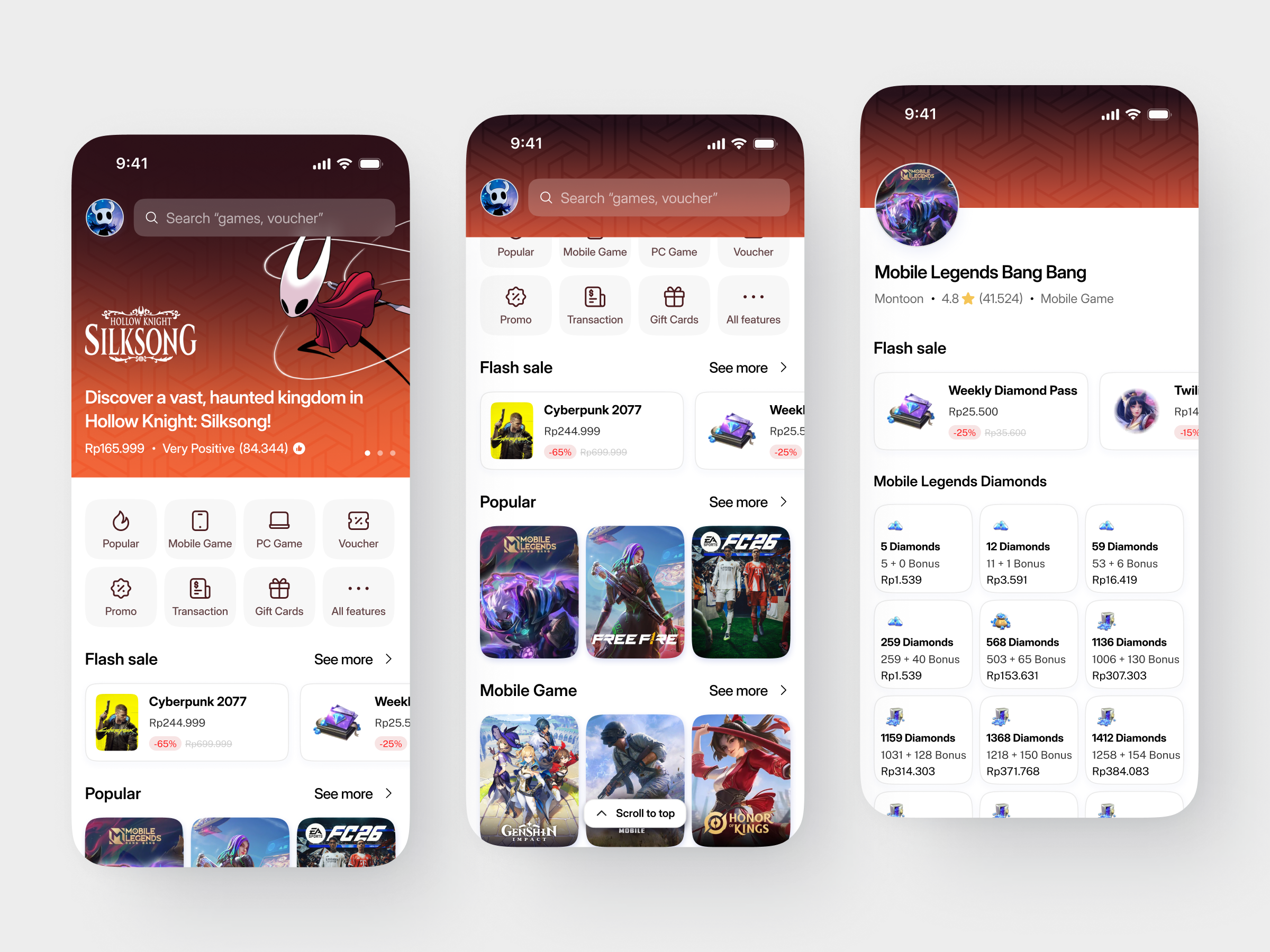 🎮 TopWave - Modern Game Top Up Platform by Alvian Teddy Cahya Putra 👨🏻‍🎨 for Kretya Studio on ...