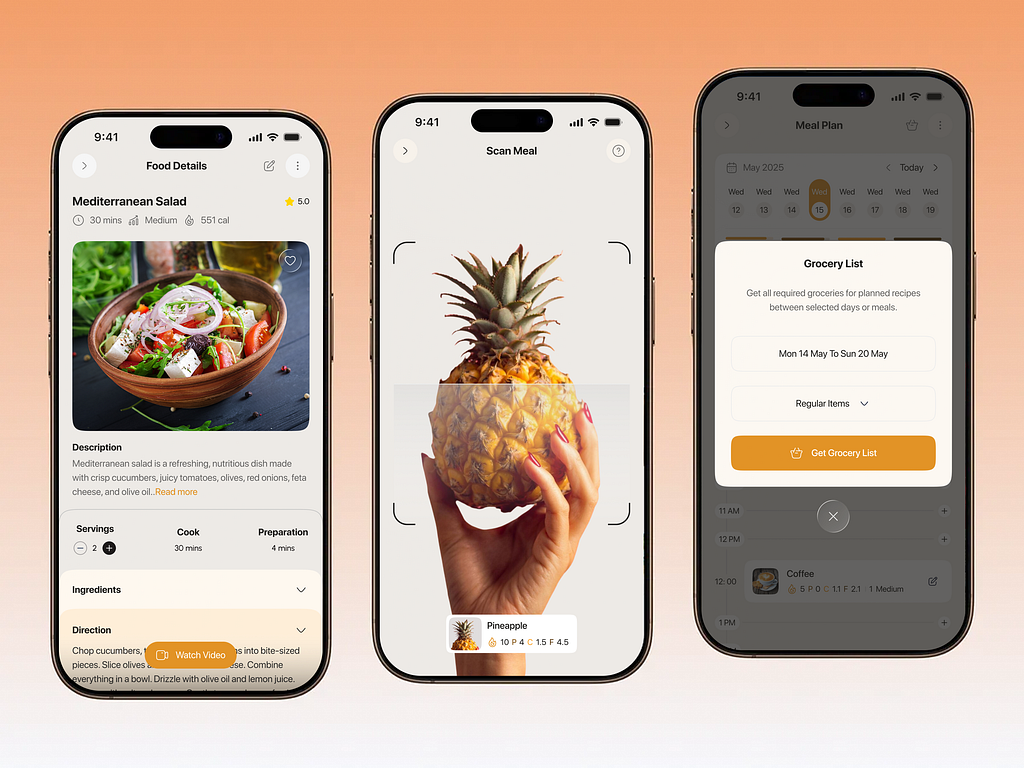 Recipe & Cooking Mobile App UI by SHEIKH NAEEM on Dribbble