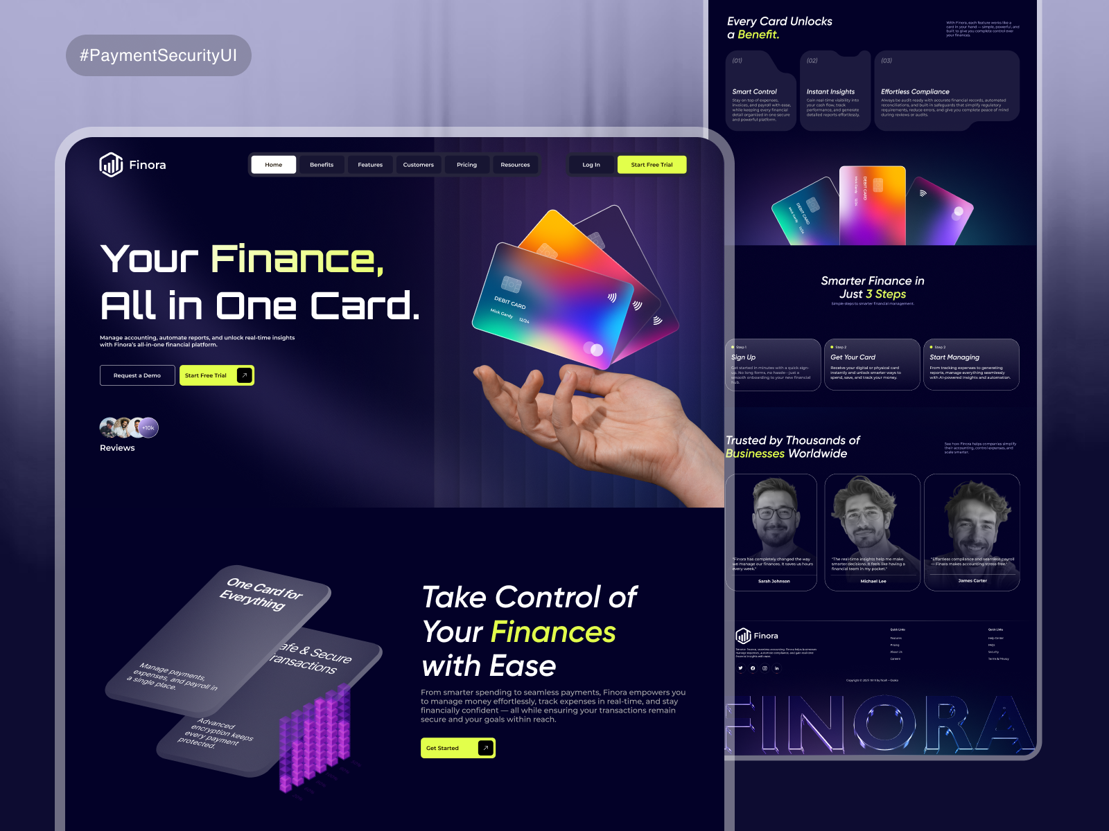 💳 Finora: All-in-One Smart Card by MultiQoS on Dribbble