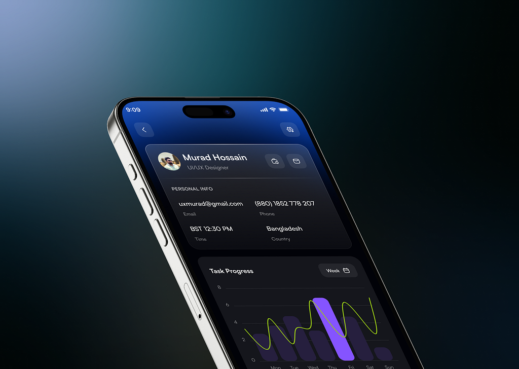 Task Management Mobile App by Murad Hossain 🔥 on Dribbble