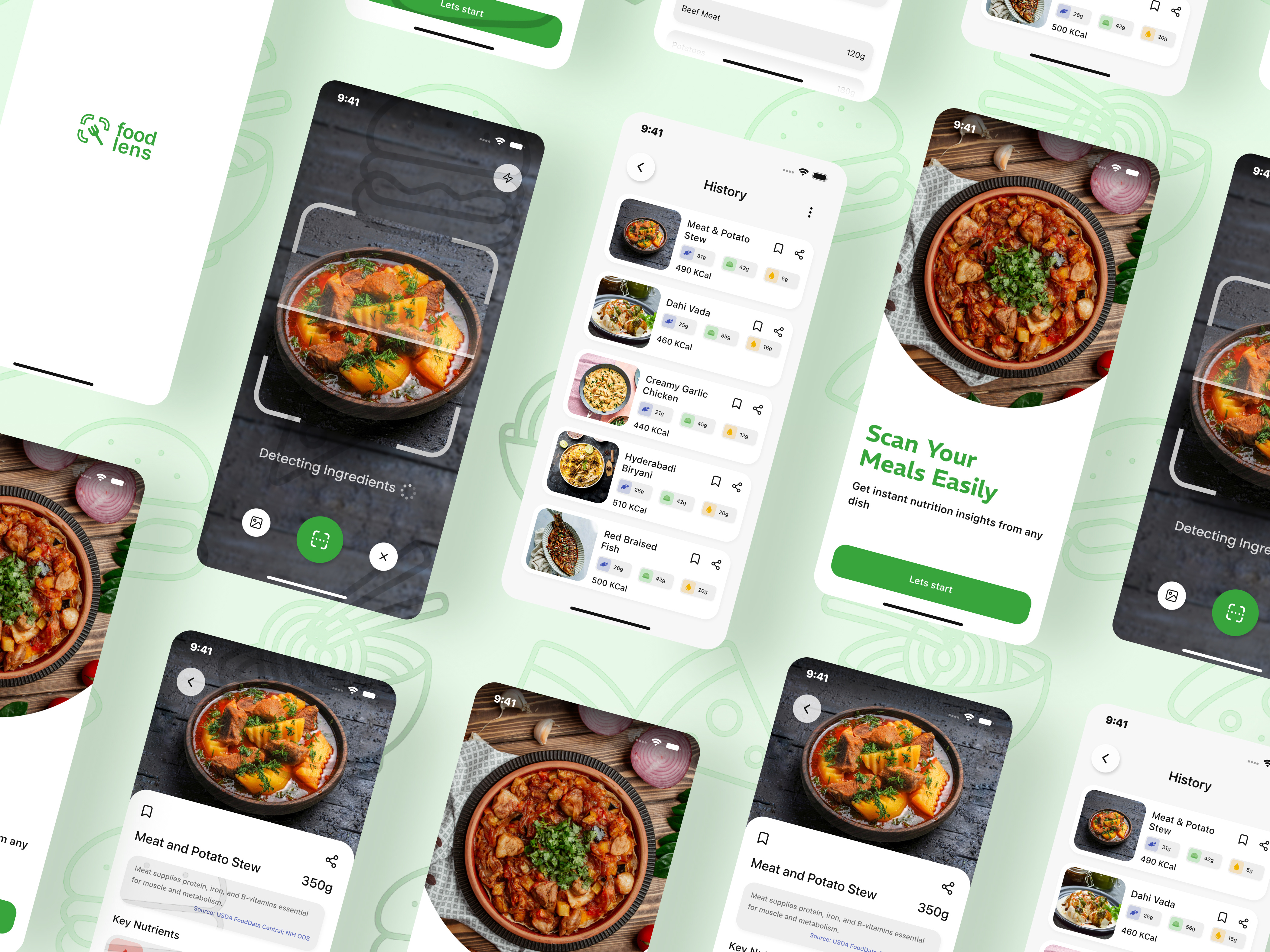 Food Lens – Smart Food Scanner App by Sreerag C on Dribbble