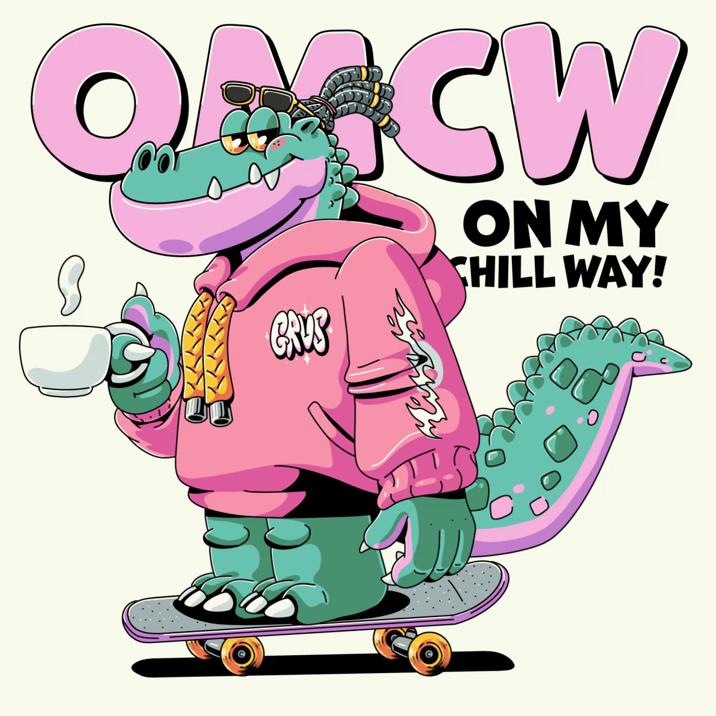 On My Chill Way! by Febrian Satria on Dribbble