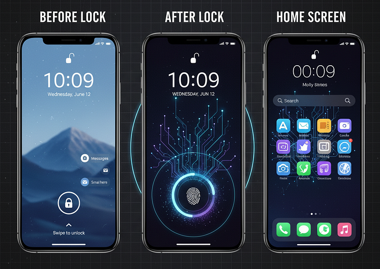 Fluid Lock screen - Sanjay Naker by Sanjay Naker on Dribbble