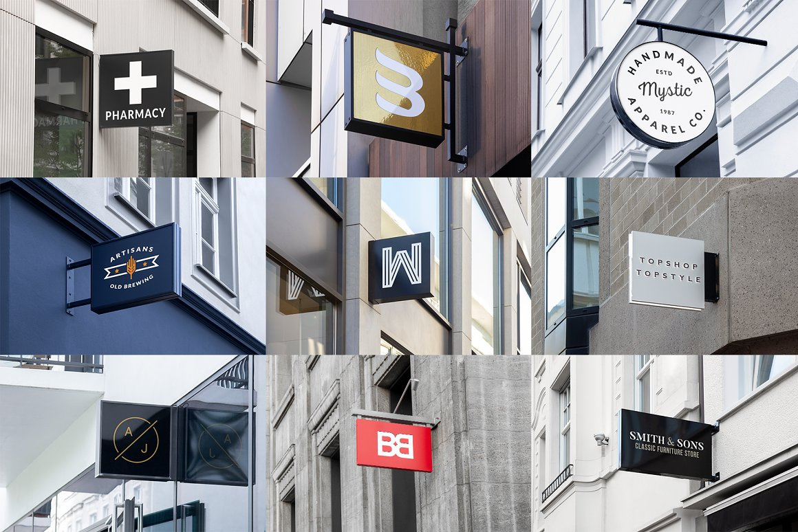 25 Outdoor Logo Signs Mockups by Theodore Jon on Dribbble