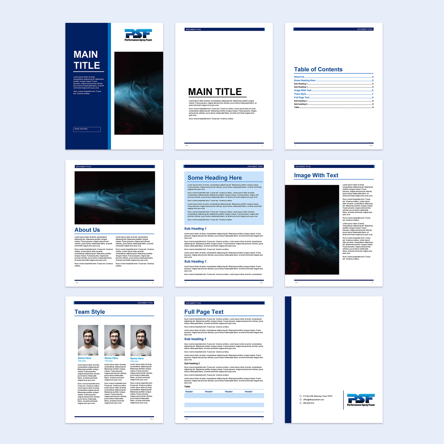 MS Word template/document design by Janaka Wijerathna on Dribbble