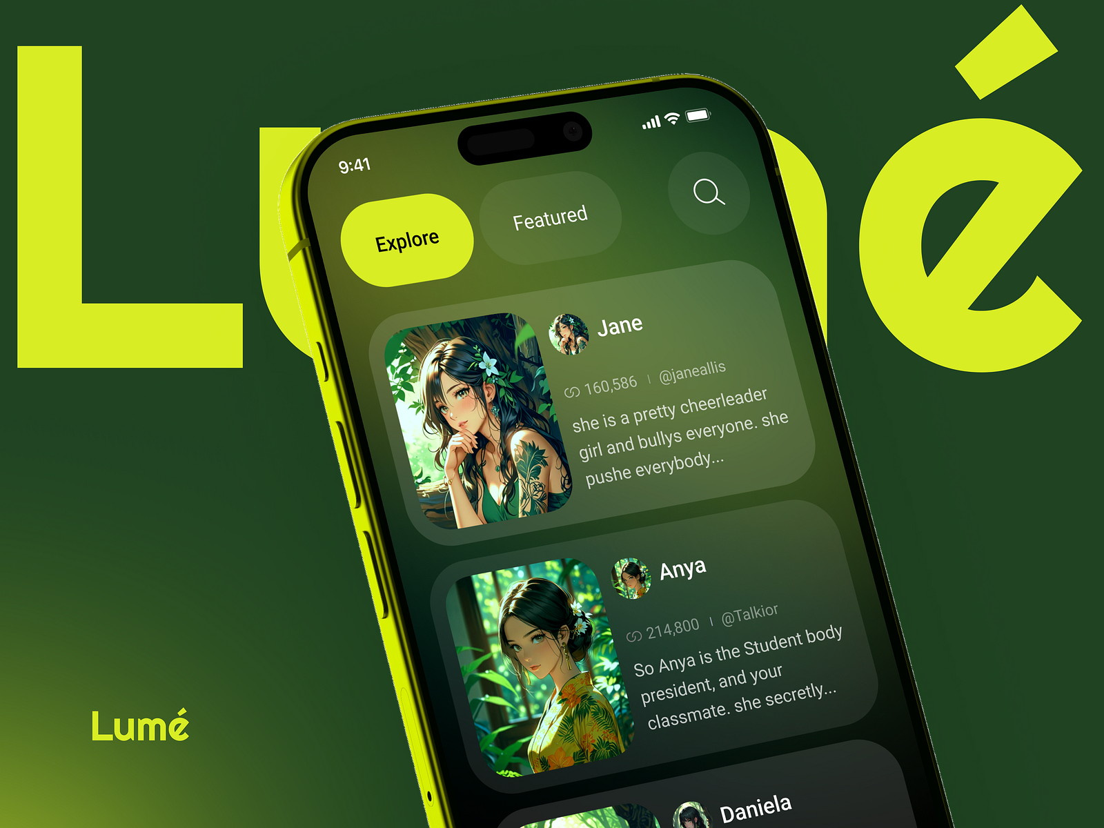 Character Explore App by Masud Rana Palash on Dribbble