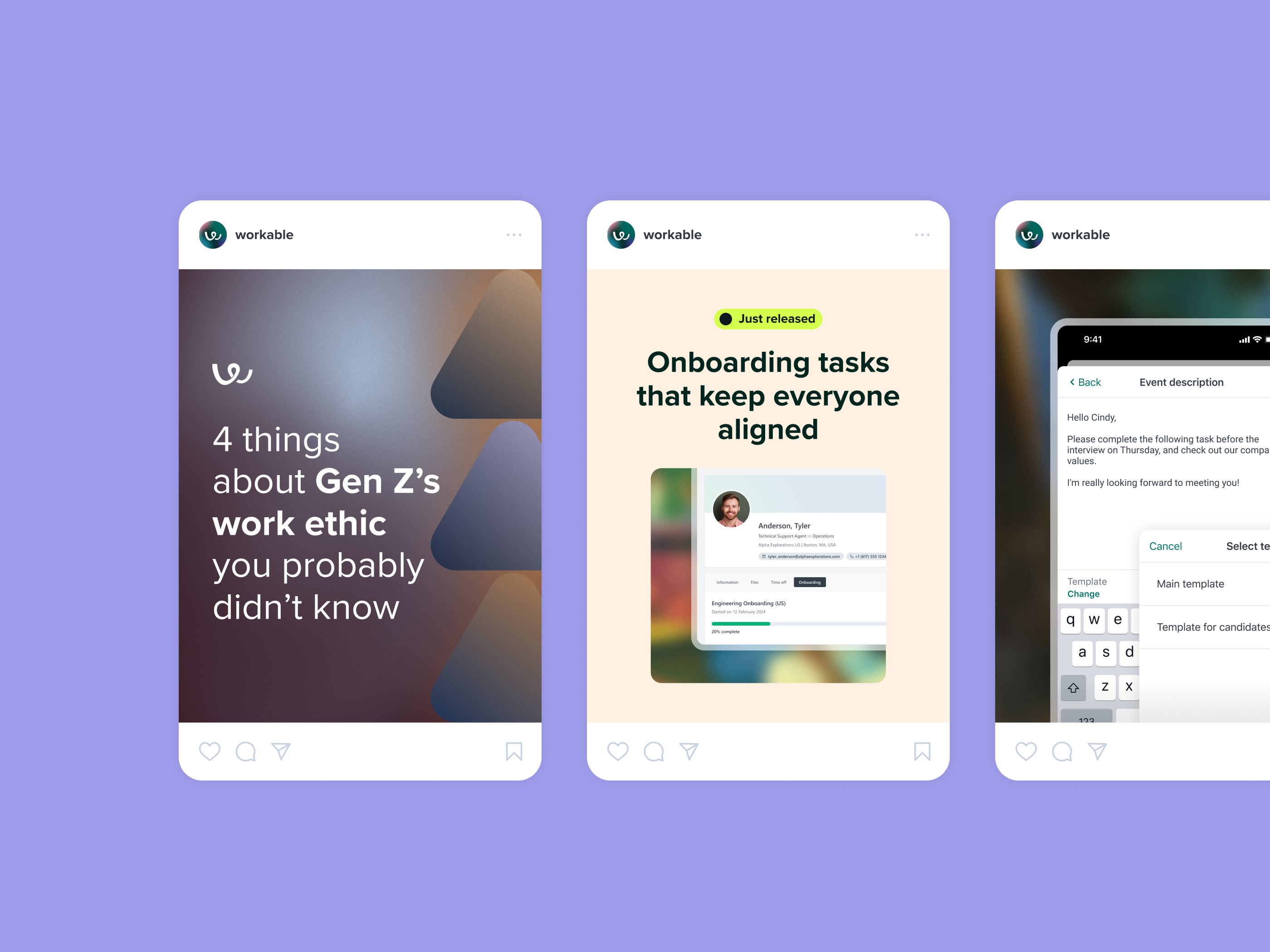 Instagram templates for branded content by Vasso Patsiavoudi for ...