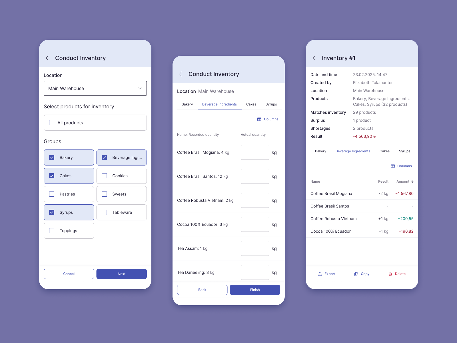 CRM Mobile UX: Tackling Tables by Yana Semenenko on Dribbble
