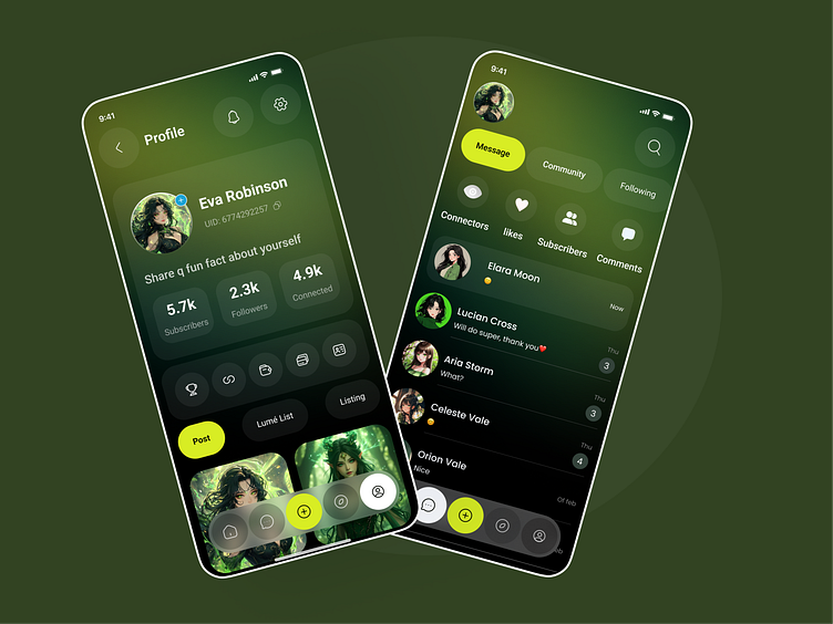 Social Networking App by UI/UX Abdur Rob on Dribbble