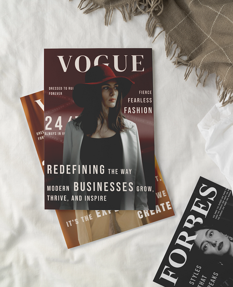 Design for magazine covers by Nicepreet Kaur on Dribbble