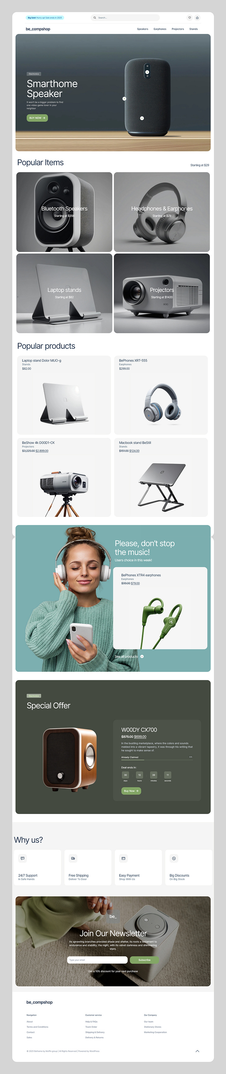 Computer Shop WooCommerce Template by Muffin Group on Dribbble