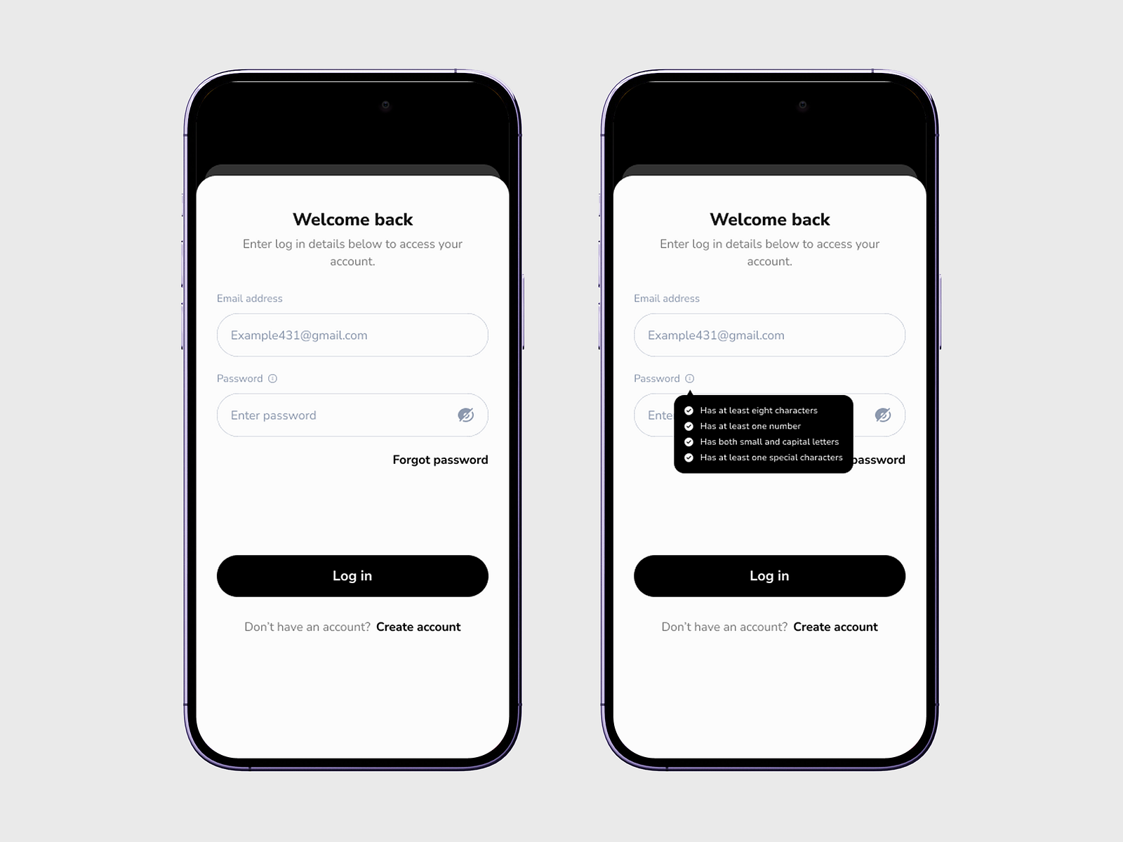 Log in screen ui by Jelil Ajao on Dribbble