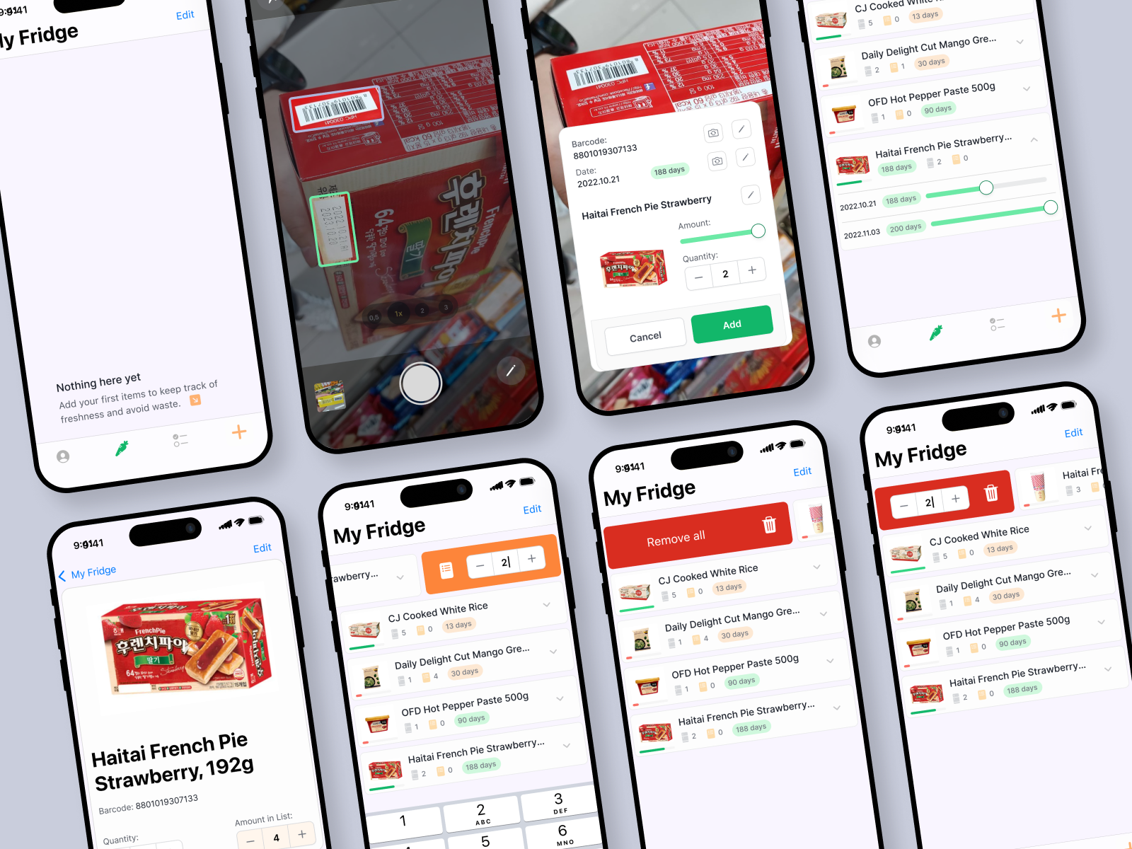 Fridge Tracker by Bohdan on Dribbble