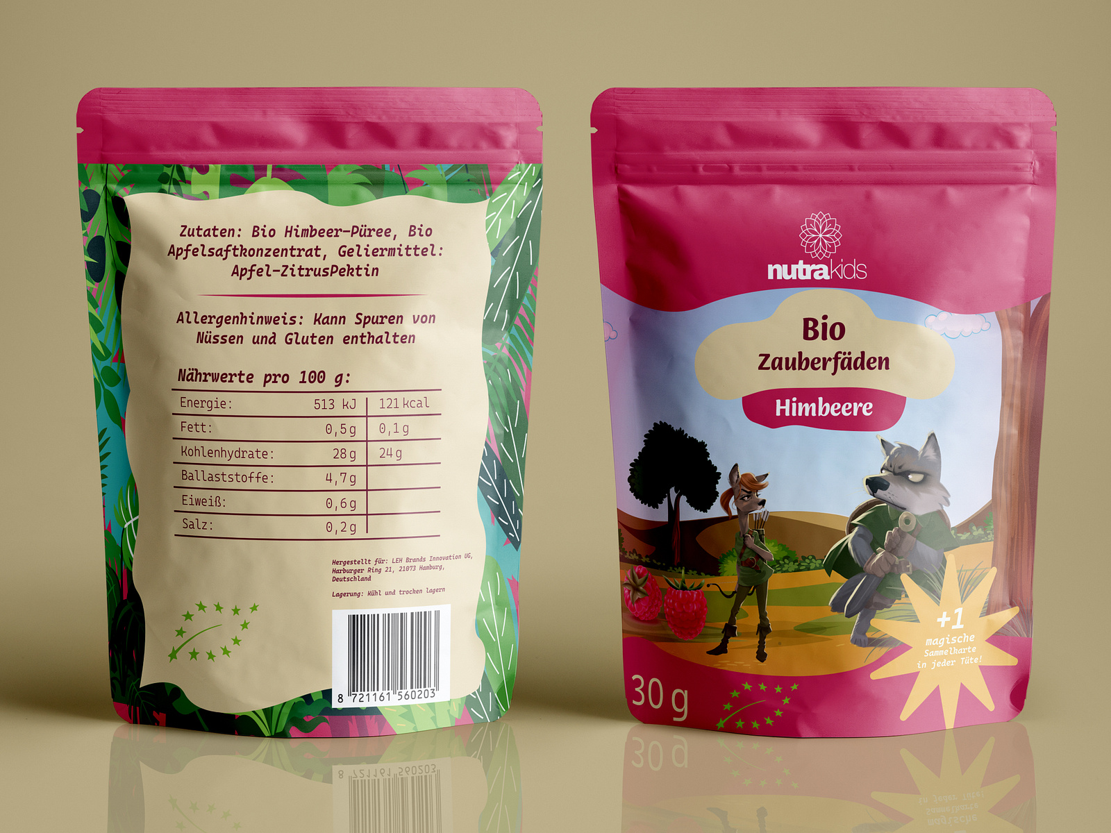 Premium Zip Bag Label Design | Modern Packaging Branding Concept by ...