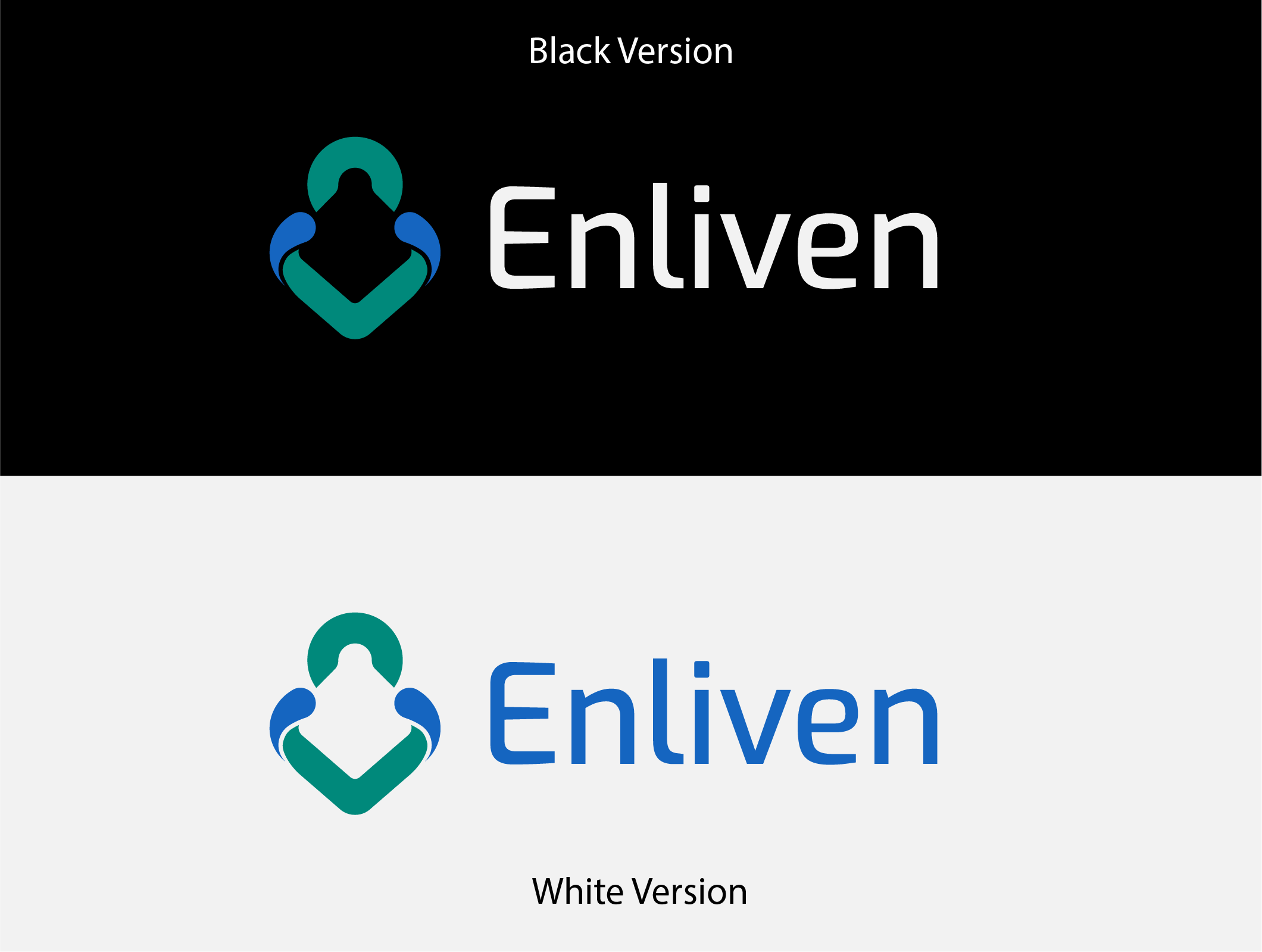 Enliven clean minimal logo for digital branding by designbest29 on Dribbble