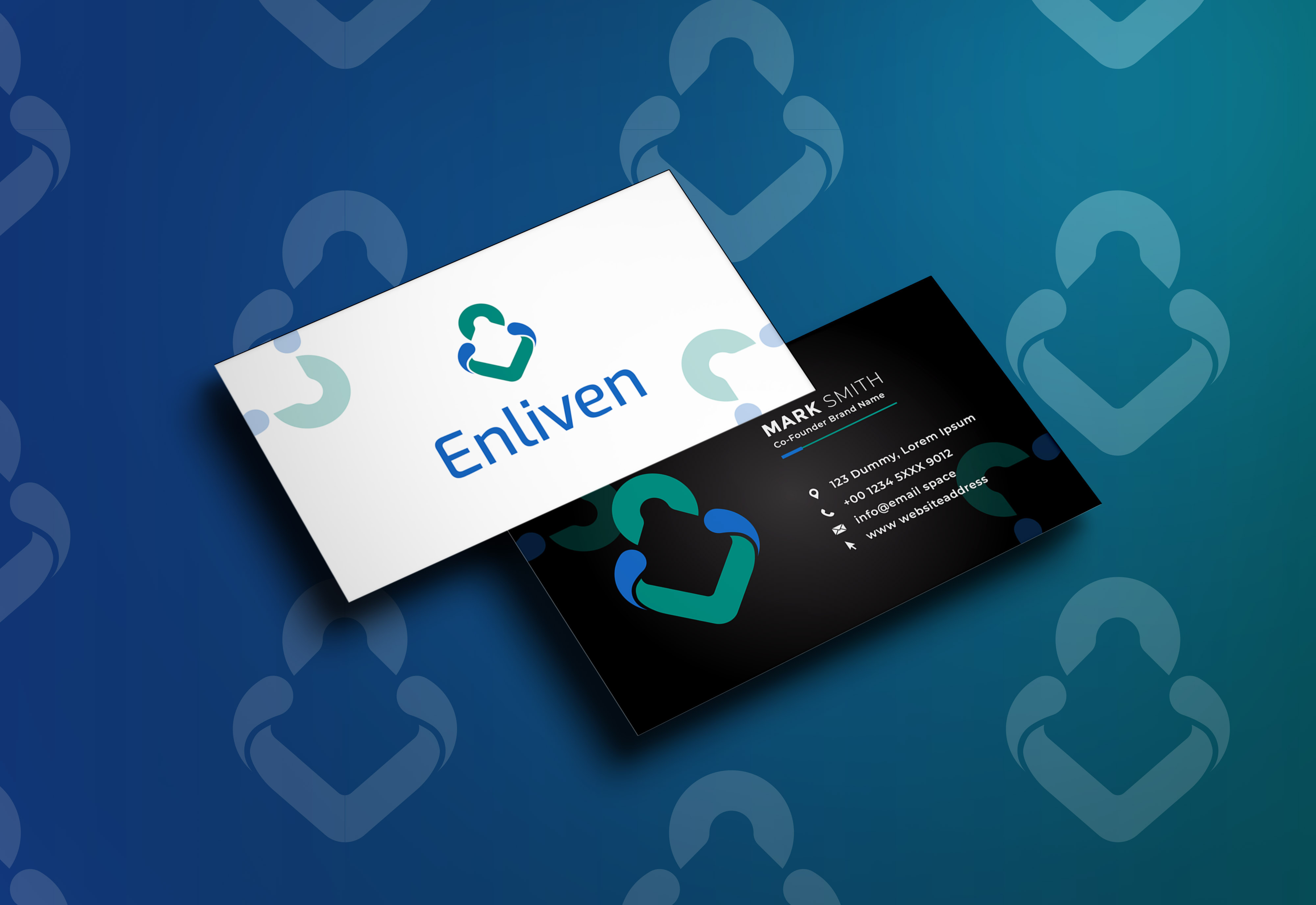 Enliven clean minimal logo for digital branding by designbest29 on Dribbble