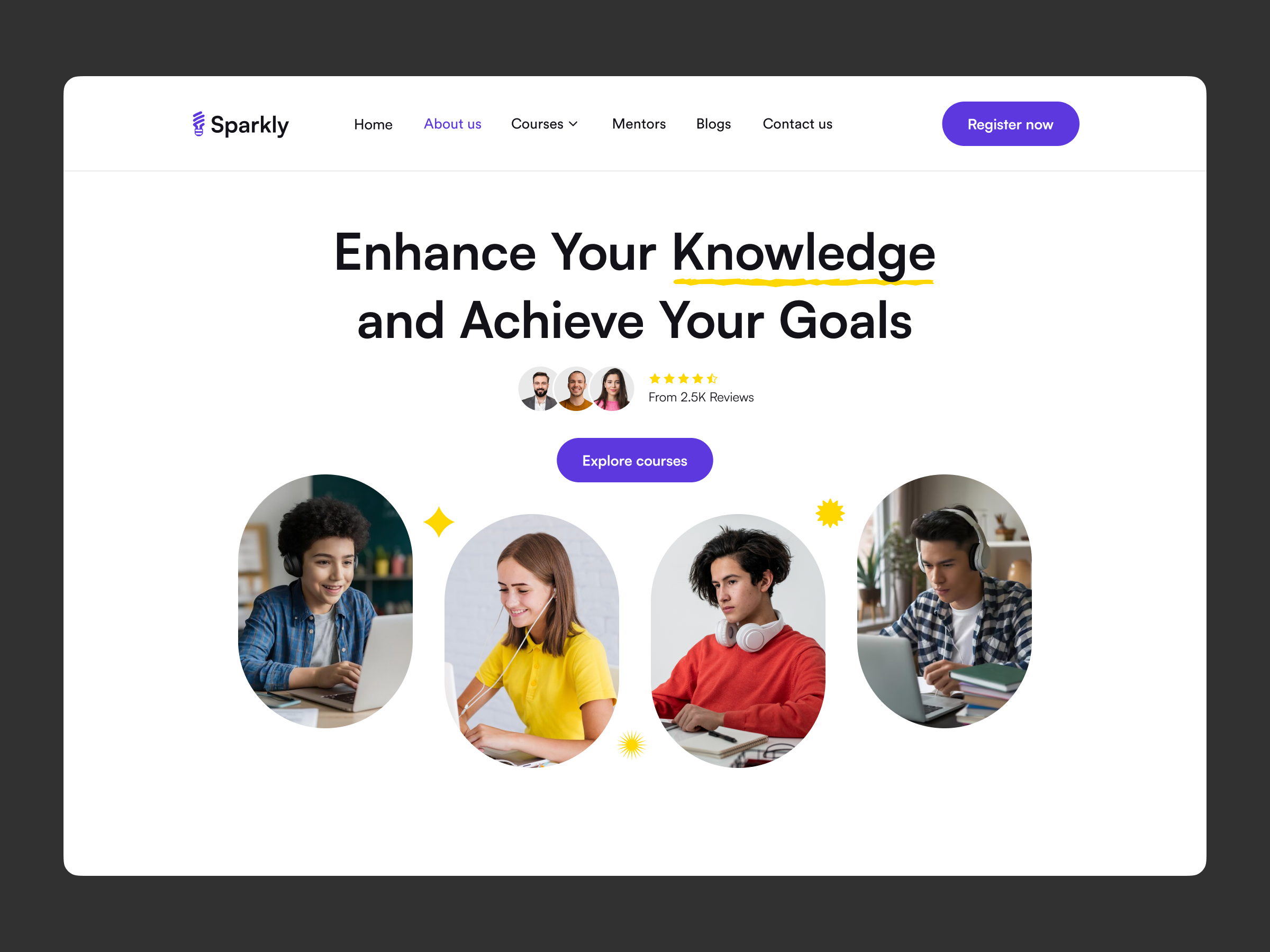 UI Wiki - Learning Platform Website Hero Section by UI Wiki Studio on ...