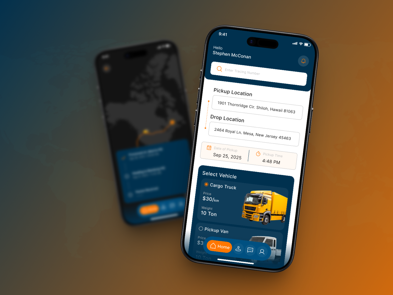 Best Logistic & Transportation App UI Design by Excellent Webworld on ...