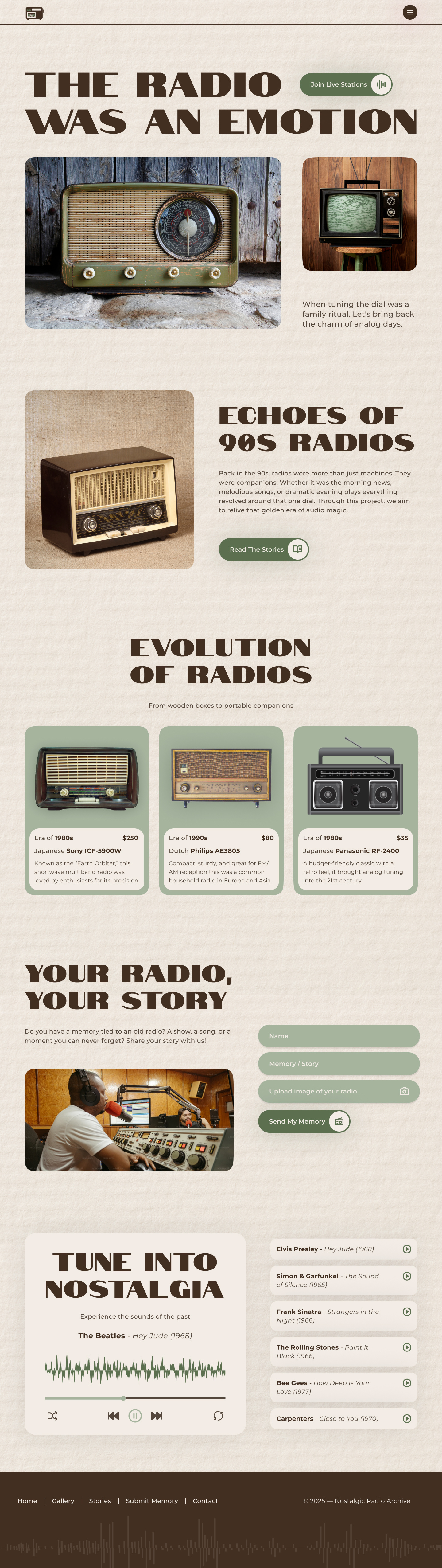 Radio Website UI/UX Design by Khadiza Samina on Dribbble